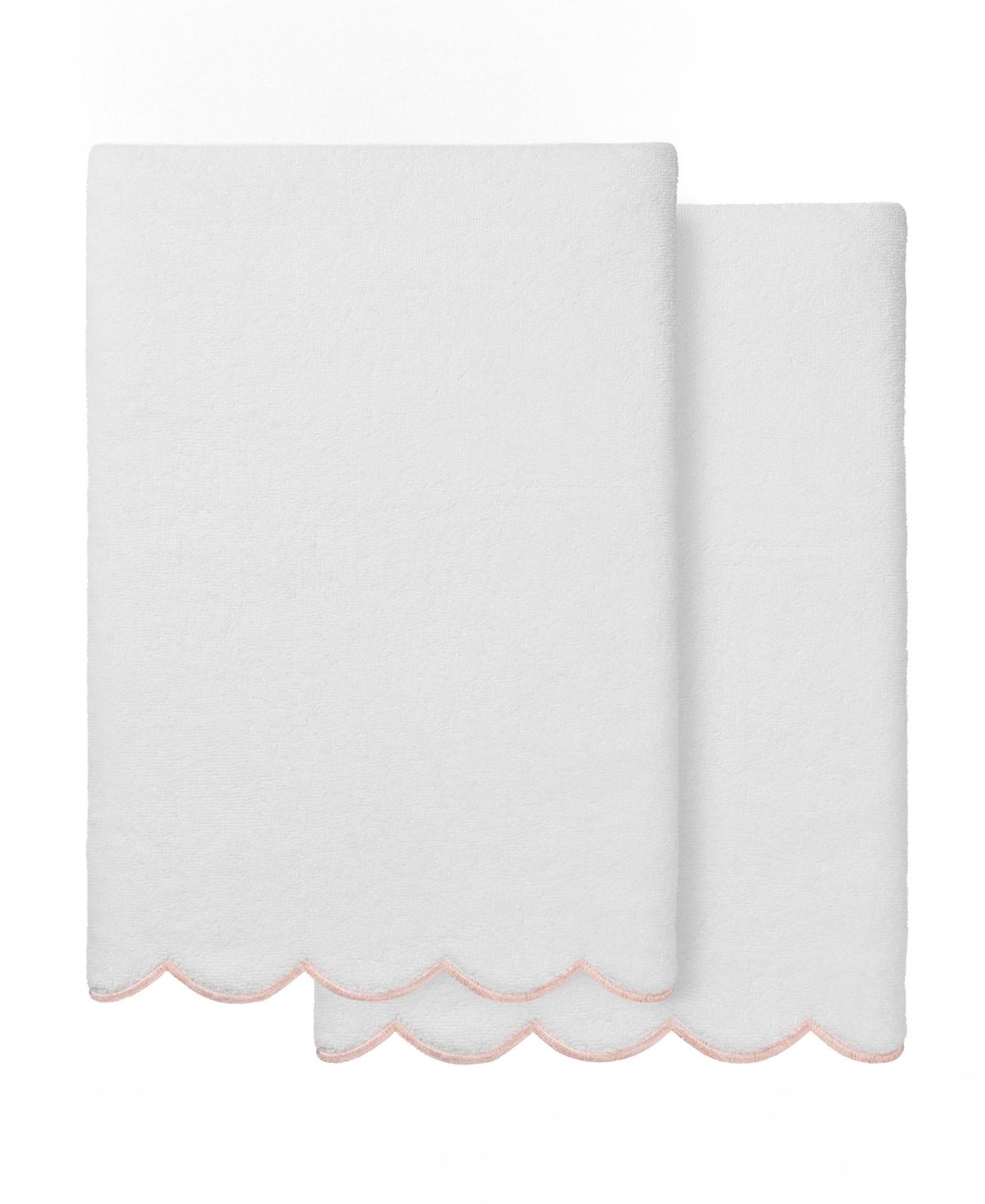 Click here for Linum Home Adornia Scallop Cotton 2-Pc. Bath Towel... prices