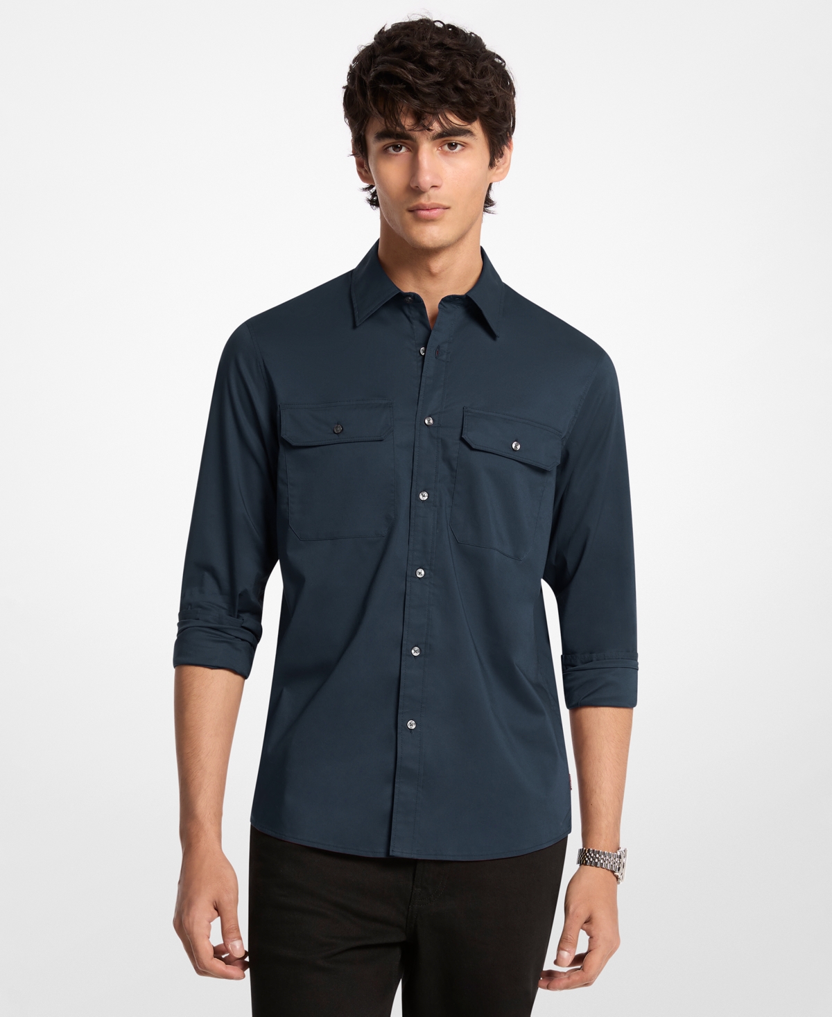 Click here for Michael Kors Mens Two Pocket Garment Dye Classic-F... prices