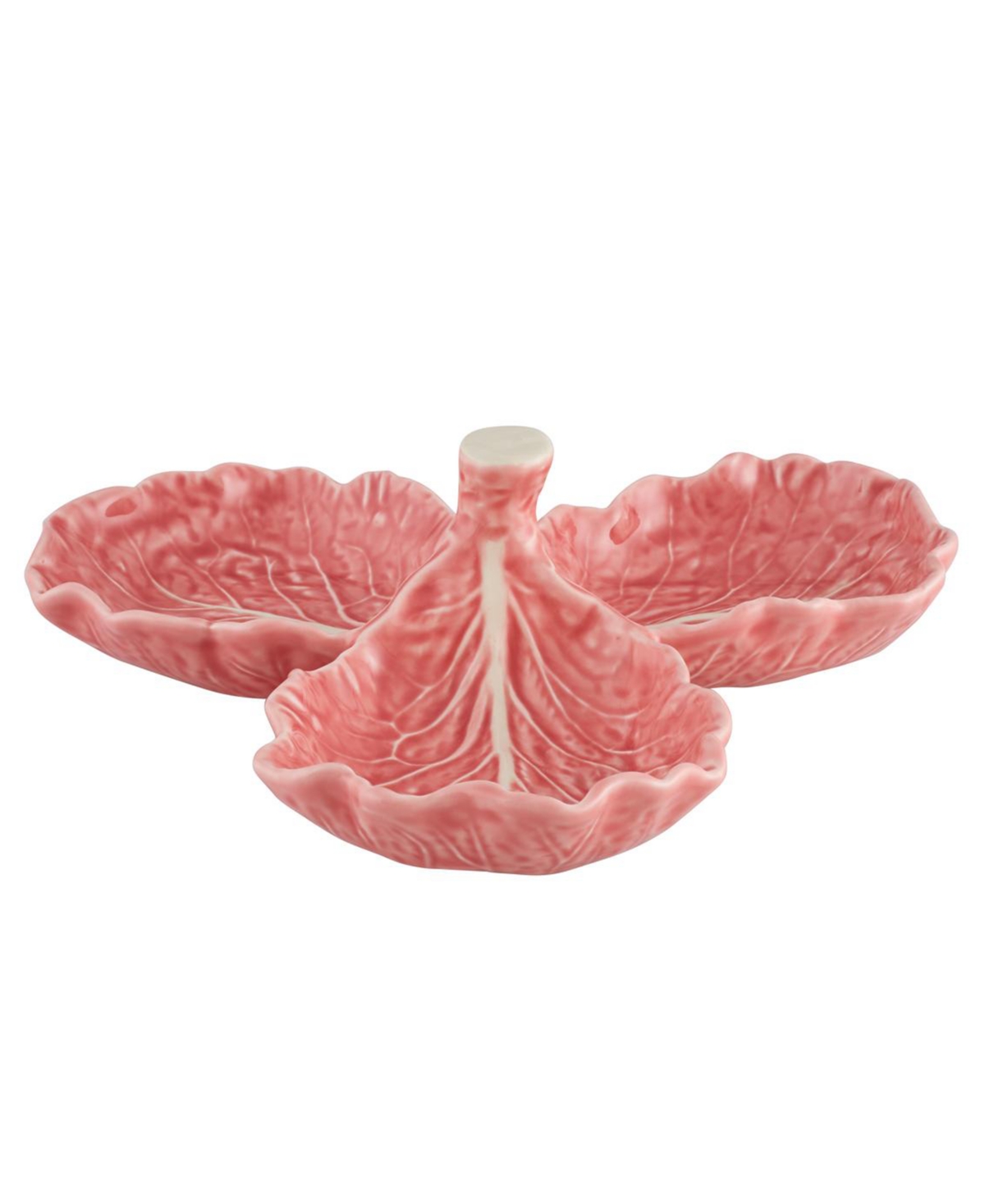 Click here for Bordallo Pinheiro Cabbage Olive Dish - Pink prices