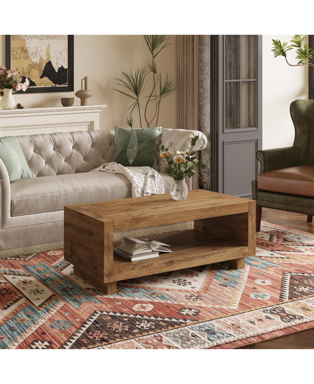 Click here for Streamdale Furniture Modern Minimalist Wood Coffee... prices