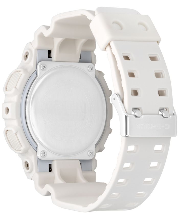 G-Shock Men's Digital Whiteout White Strap Watch 55x51mm GD100WW-7S ...