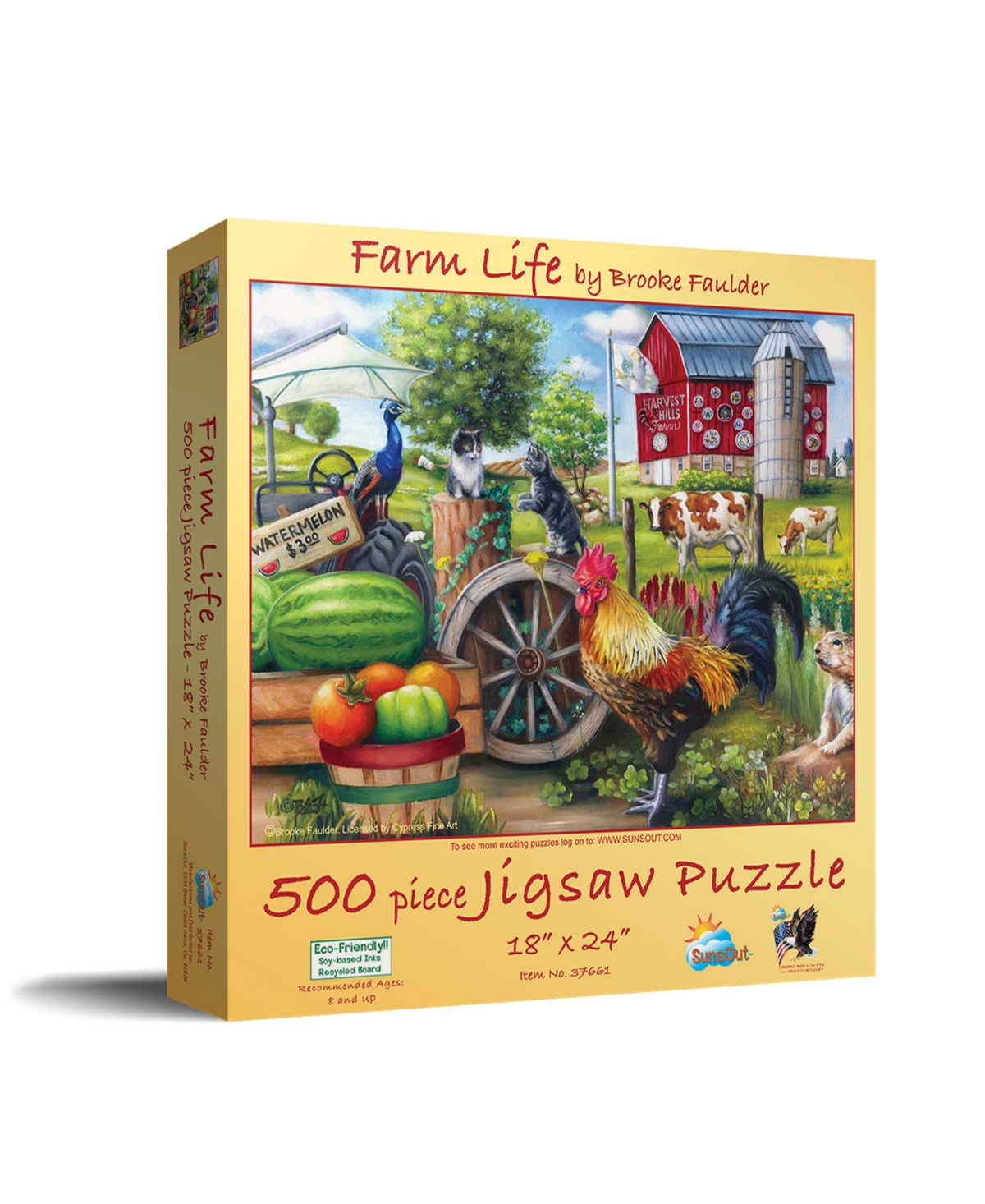 Click here for SunsOut Farm Life 500 piece Jigsaw Puzzle for Adul... prices