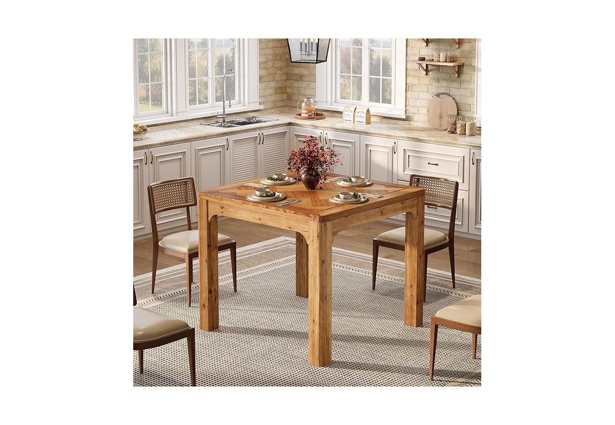 Click here for Tribesigns 31.5" Square Farmhouse Dining Tabl... prices