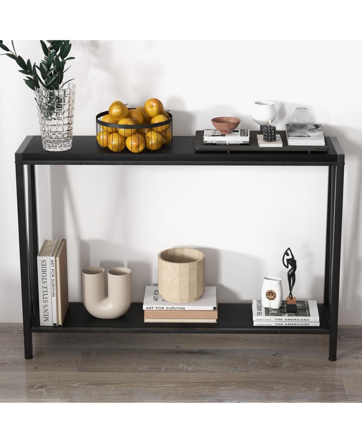 Click here for Gaomon 2 Tier Farmhouse Entryway Console Tables w/... prices