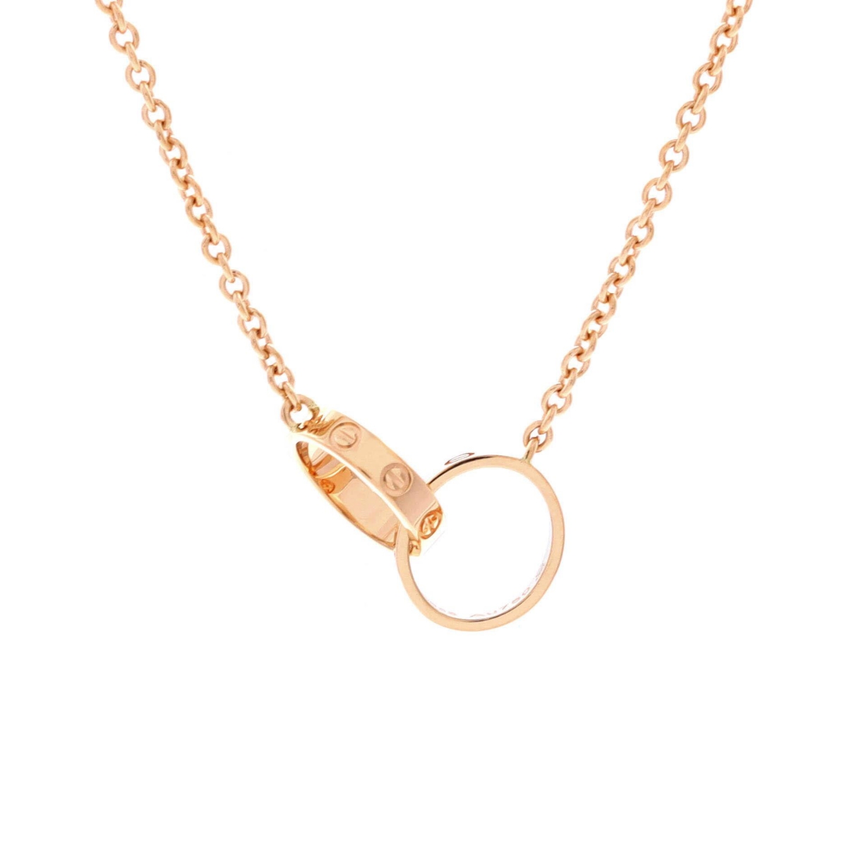 Click here for Pre-Owned Cartier Love Interlocking Necklace - 18k... prices