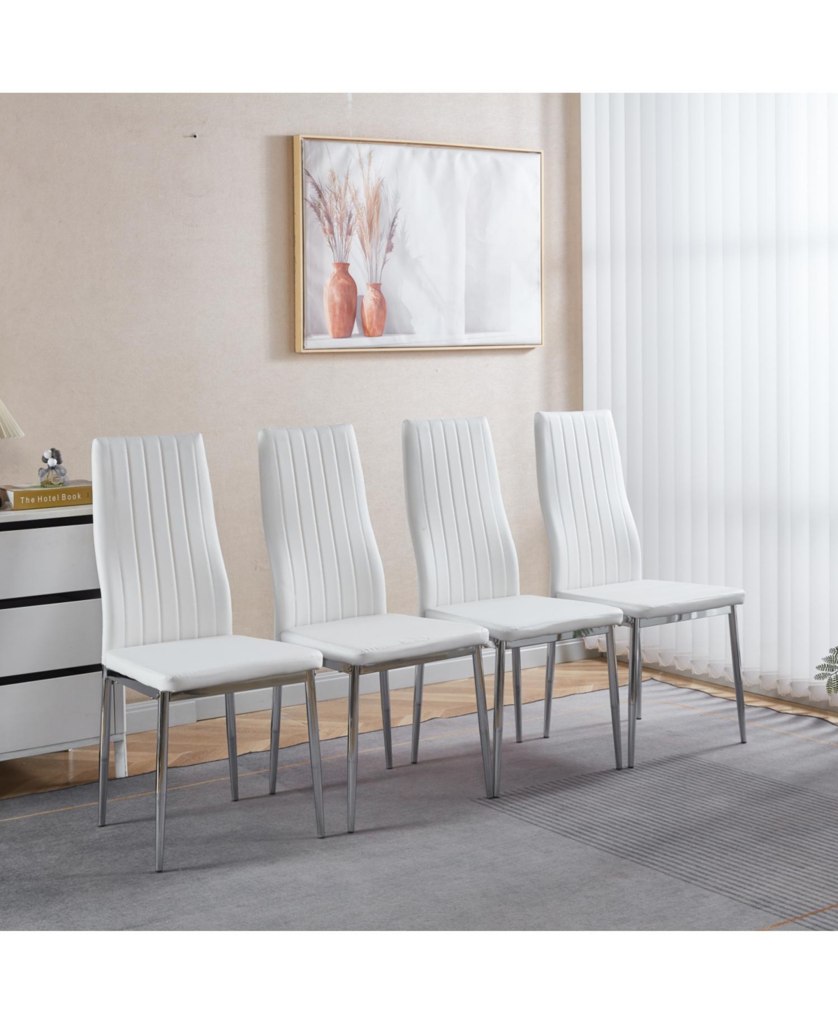 Click here for Streamdale Furniture Chair Set of 4 for Home or Of... prices