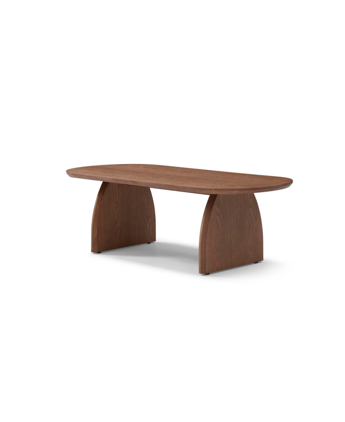 Click here for Streamdale Furniture Oval Walnut Coffee Table - Mi... prices