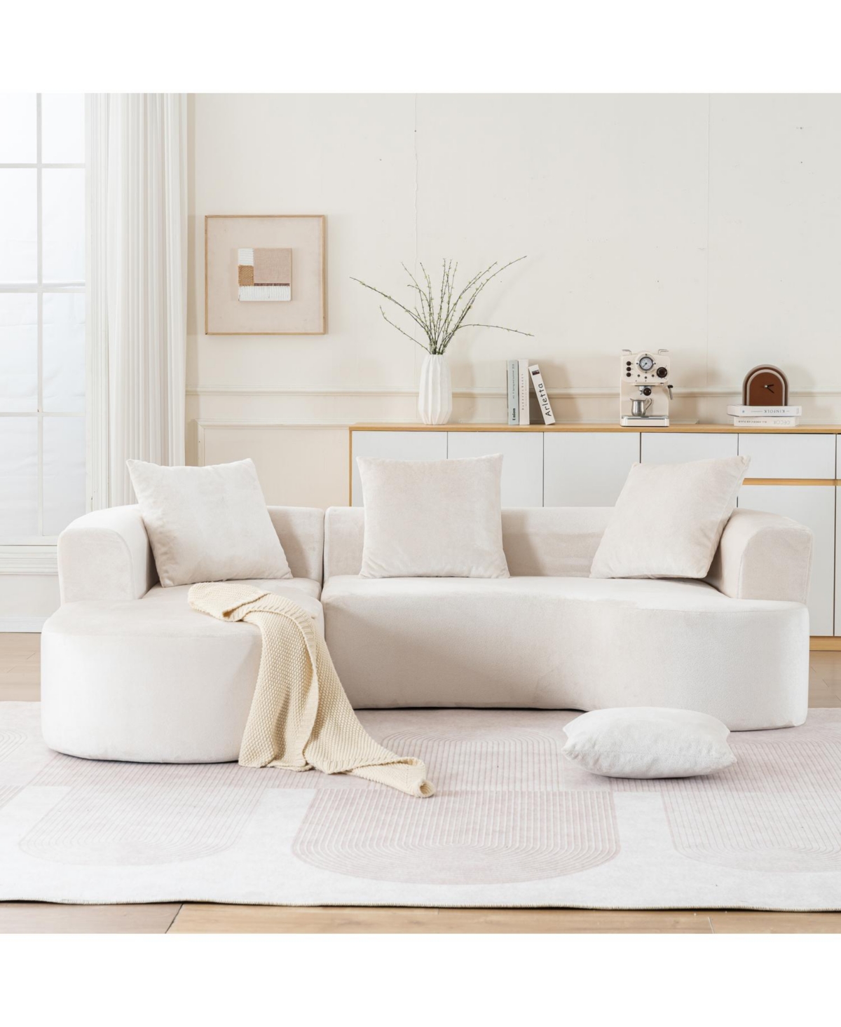 Click here for Streamdale Furniture Modular Sectional Sofa L-Shap... prices