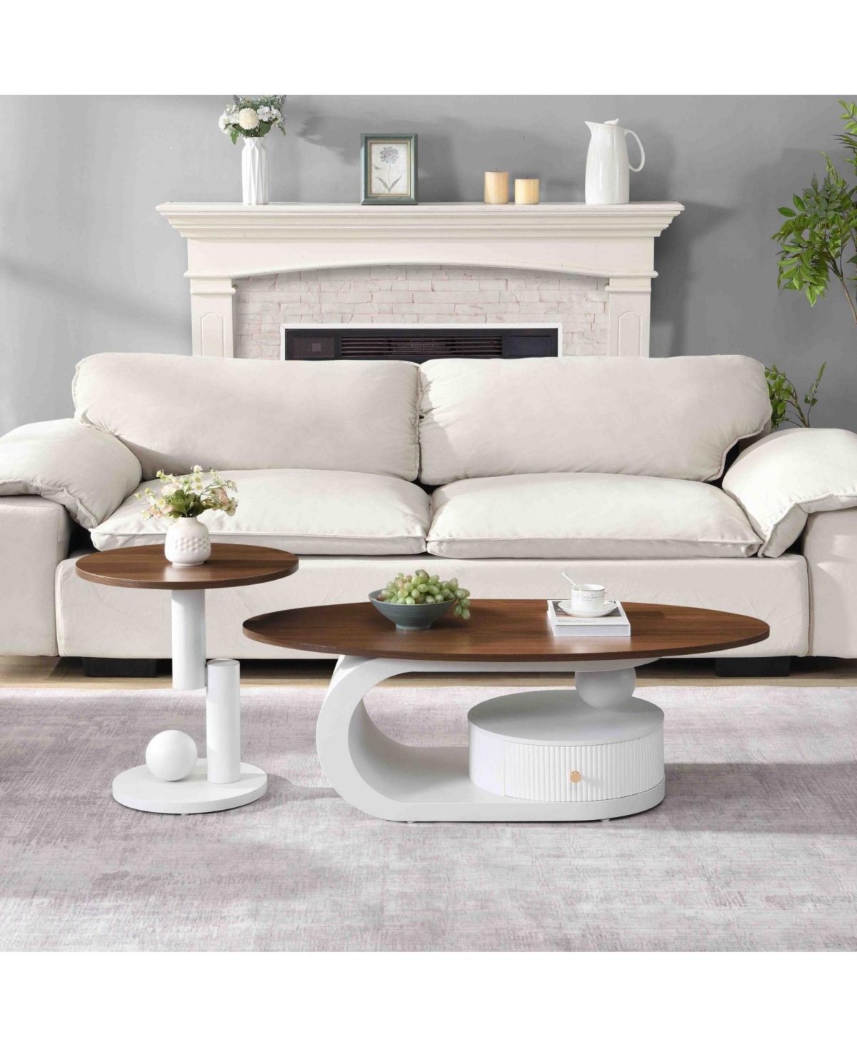 Click here for Streamdale Furniture Nesting Coffee Table Set of 2... prices