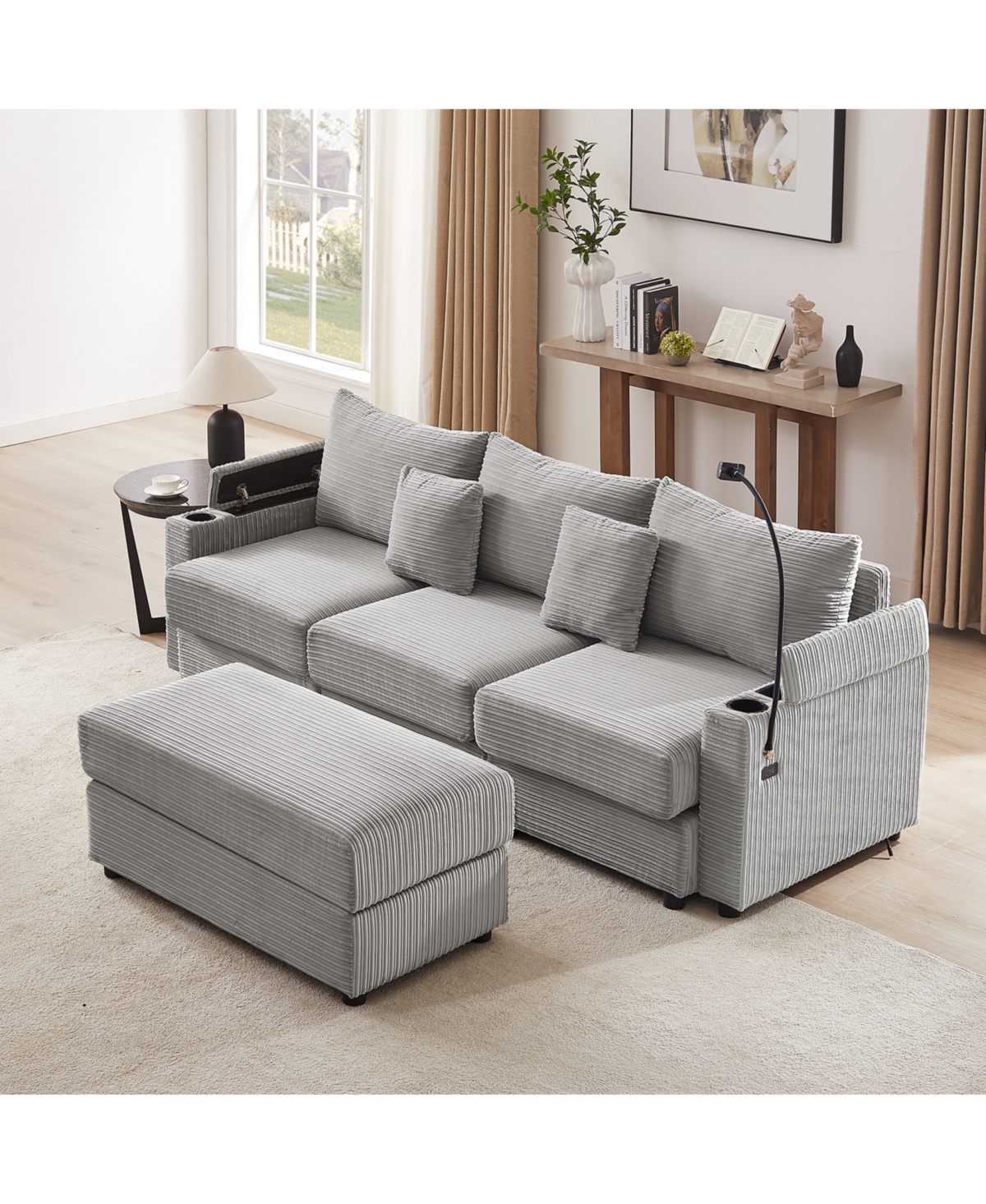 Click here for Streamdale Furniture Modern 3-Seater Sofa Sectiona... prices