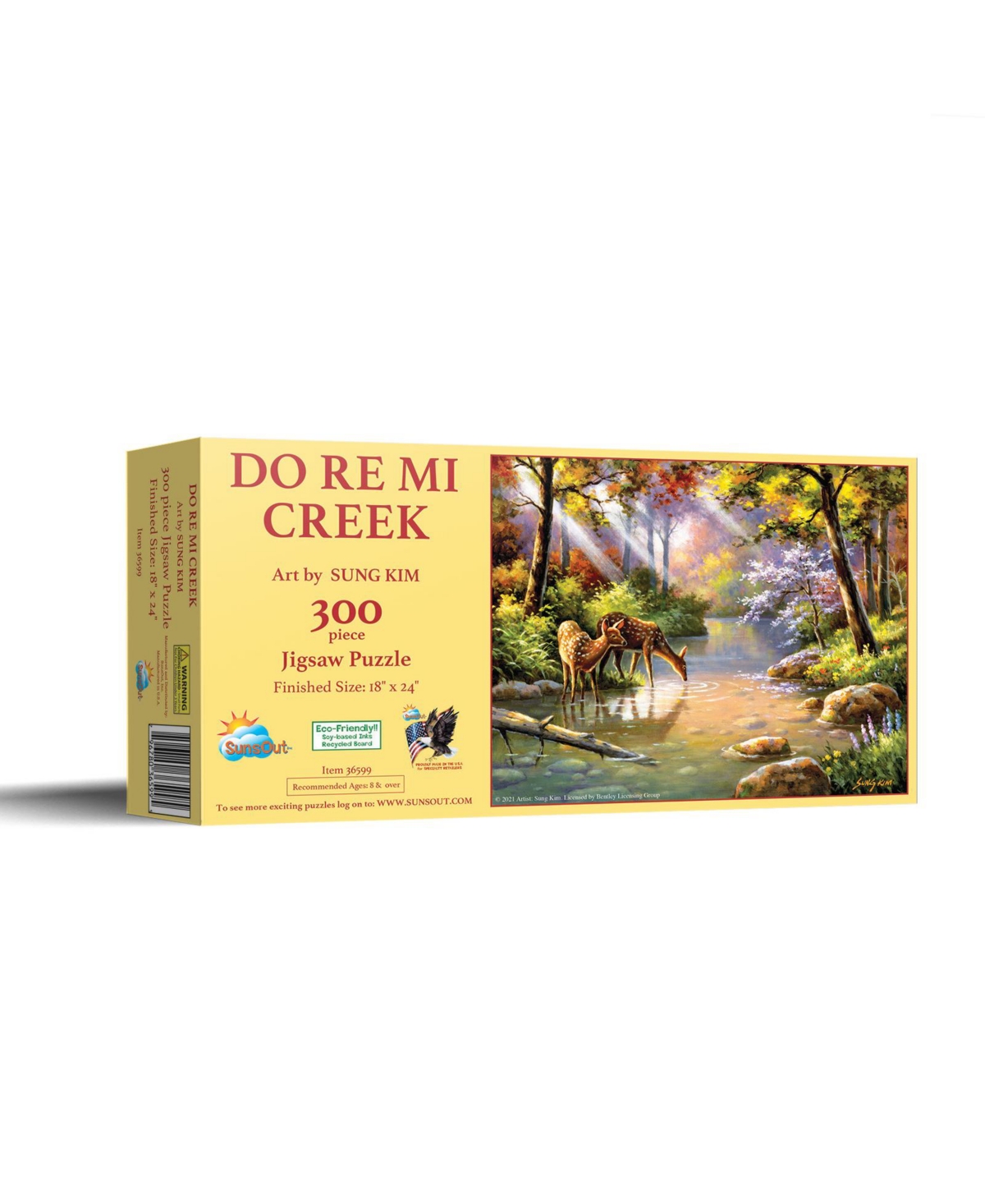Click here for SunsOut Doe Re Me Creek 300 piece Jigsaw Puzzle fo... prices