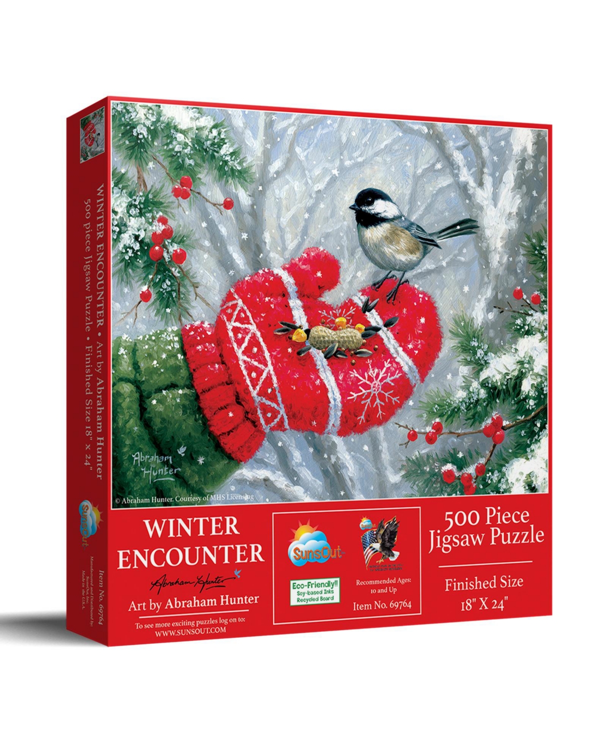 Click here for SunsOut Winter Encounter 300 piece Jigsaw Puzzle f... prices