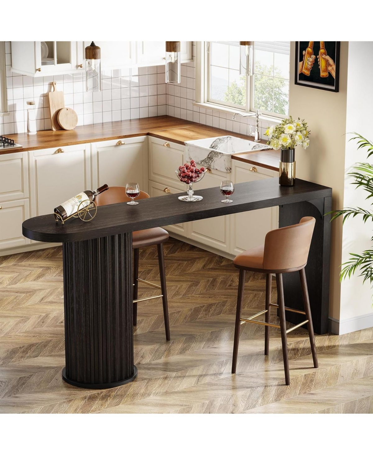 Click here for Tribesigns Bar Table  63-Inch Long Counter Height... prices