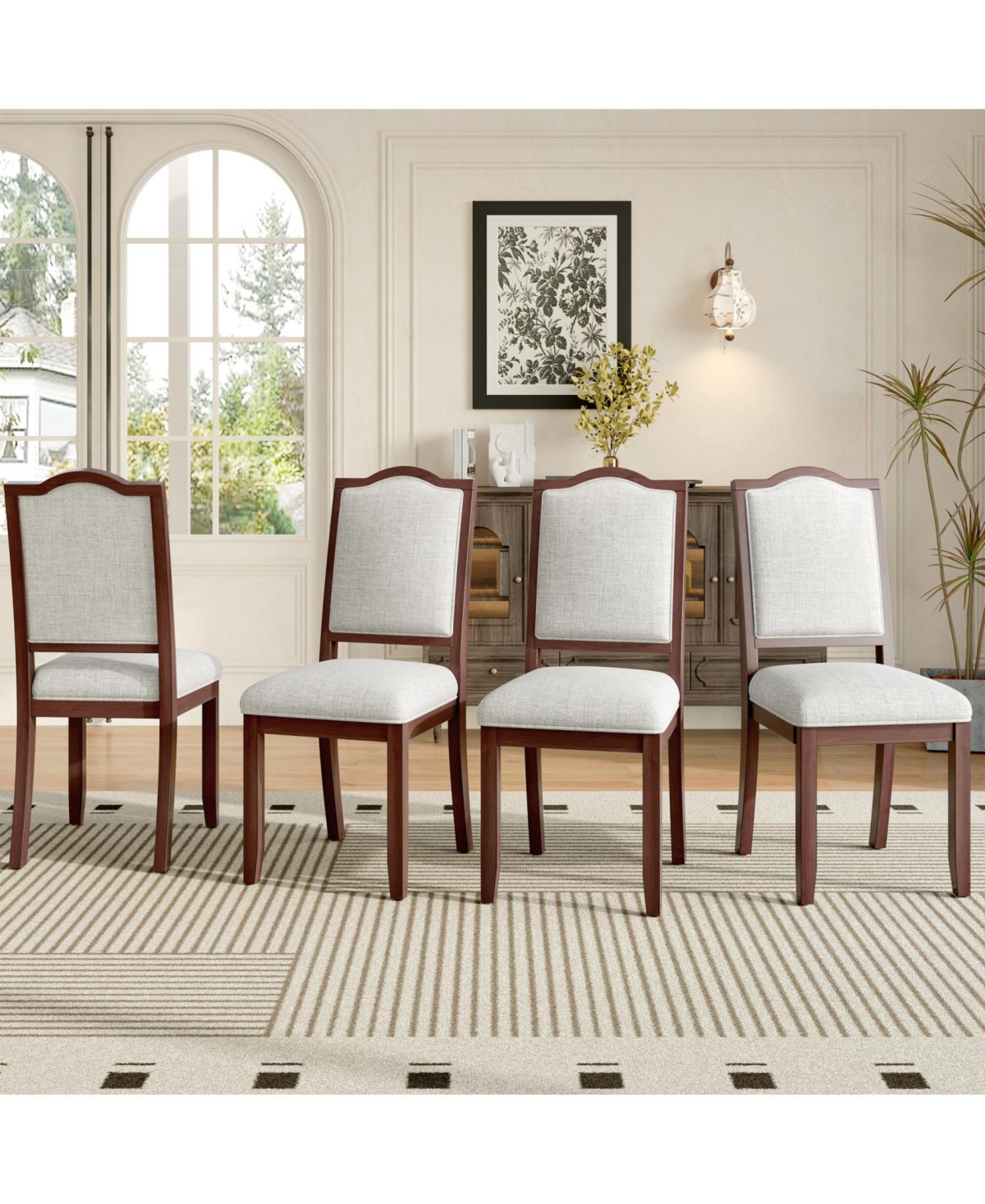 Click here for Streamdale Furniture Farmhouse Upholstered Dining... prices