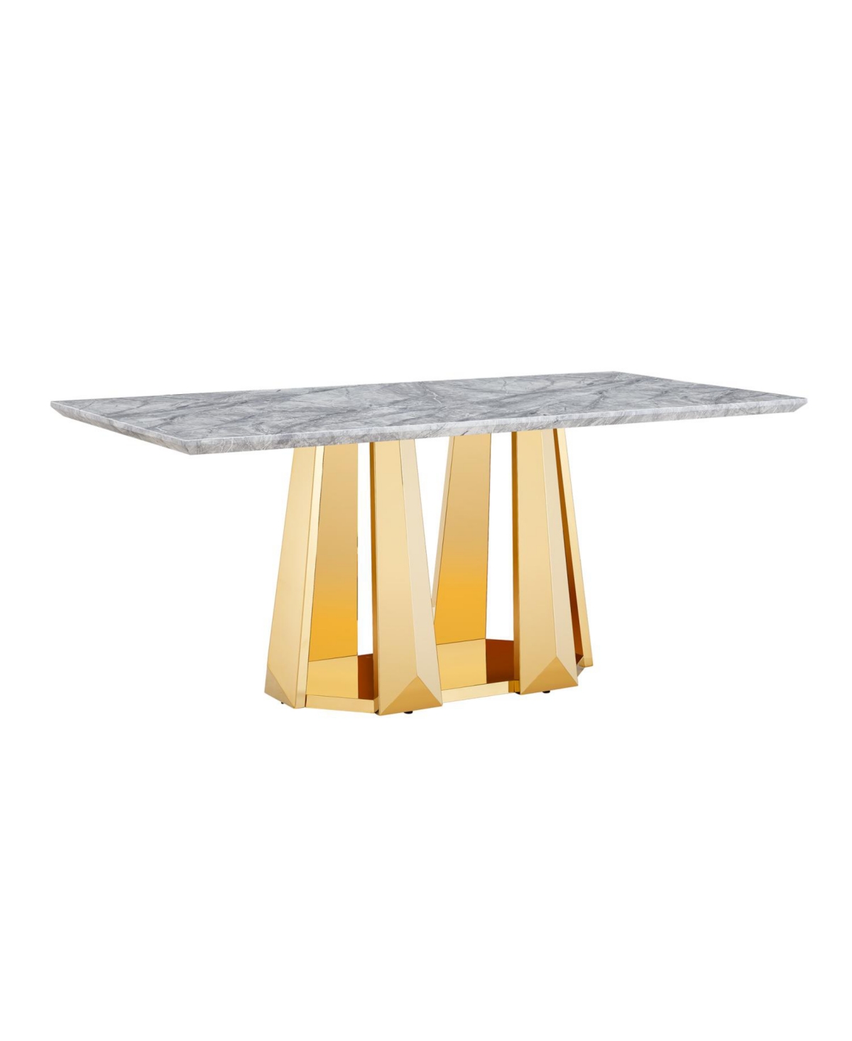 Click here for Streamdale Furniture 70 Faux Marble Dining Table... prices