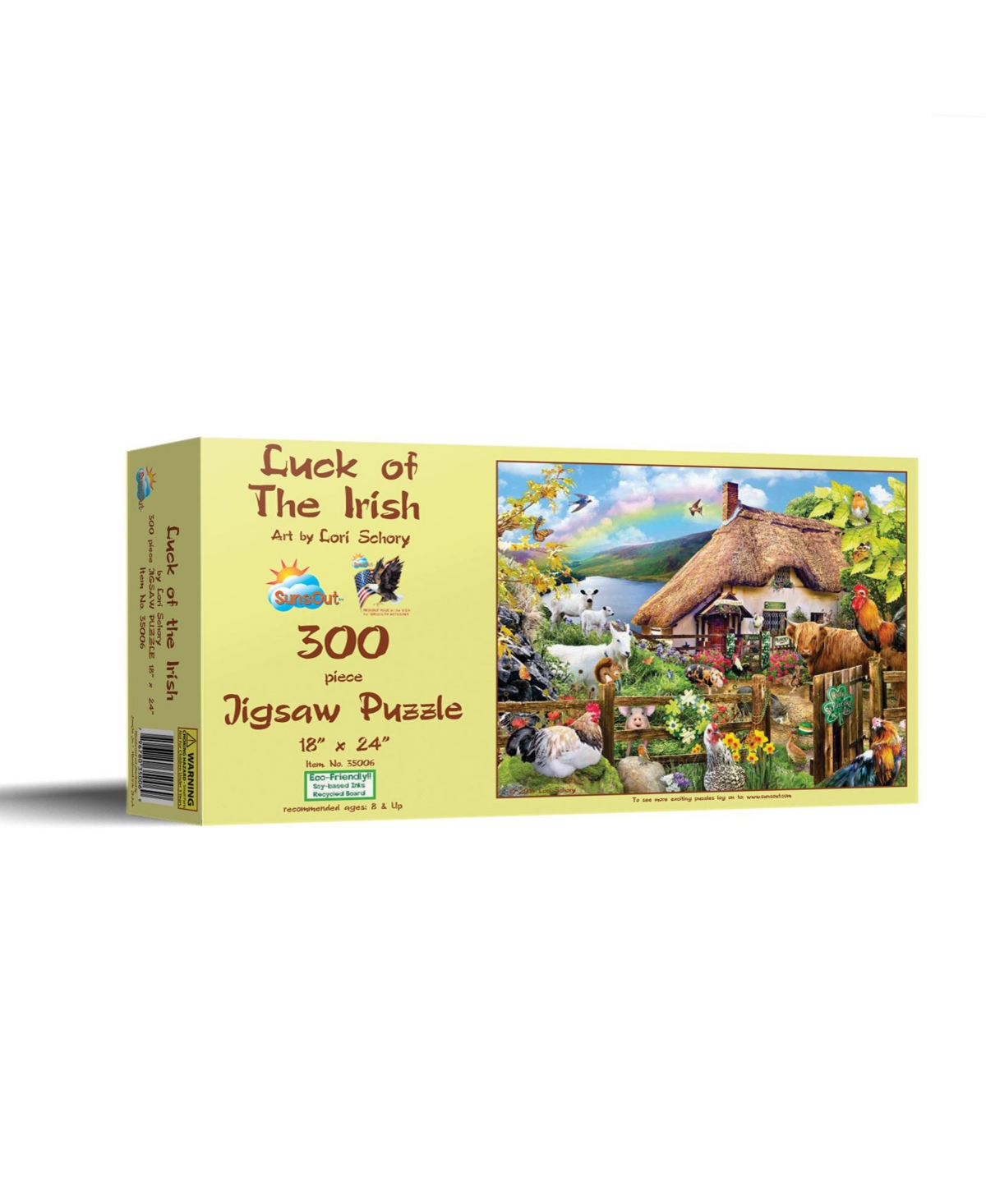 Click here for SunsOut Luck of the Irish 300 piece Jigsaw Puzzle... prices