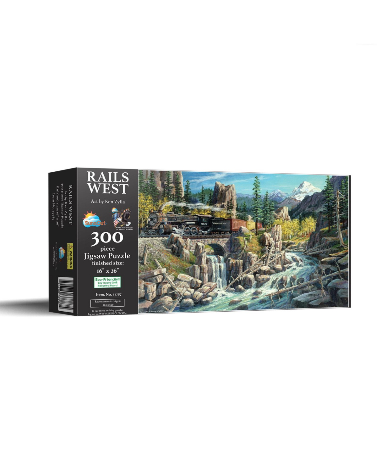 Click here for SunsOut Rails West 300 piece Jigsaw Puzzle for Adu... prices