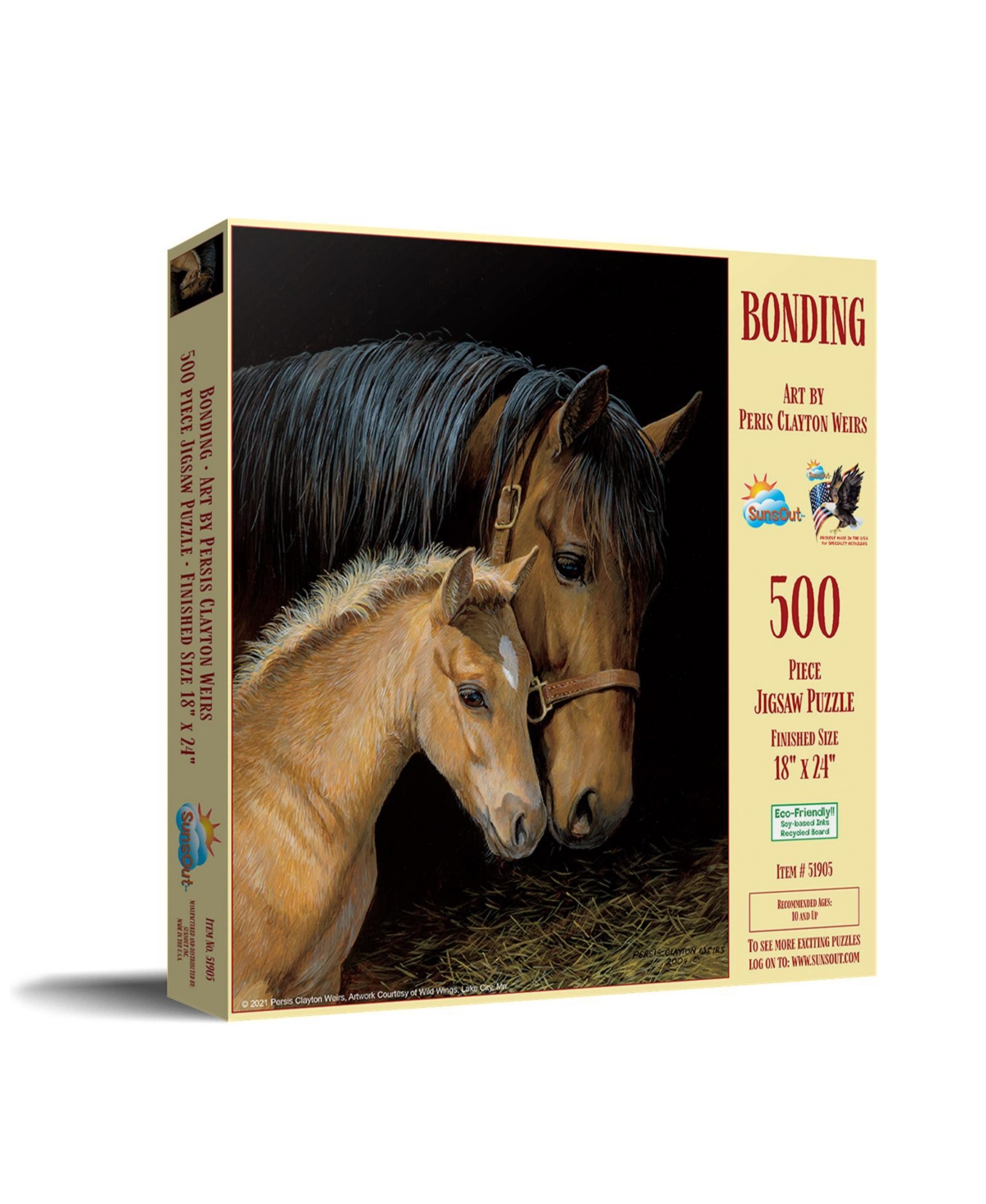 Click here for SunsOut Bonding 500 piece Jigsaw Puzzle for Adults prices
