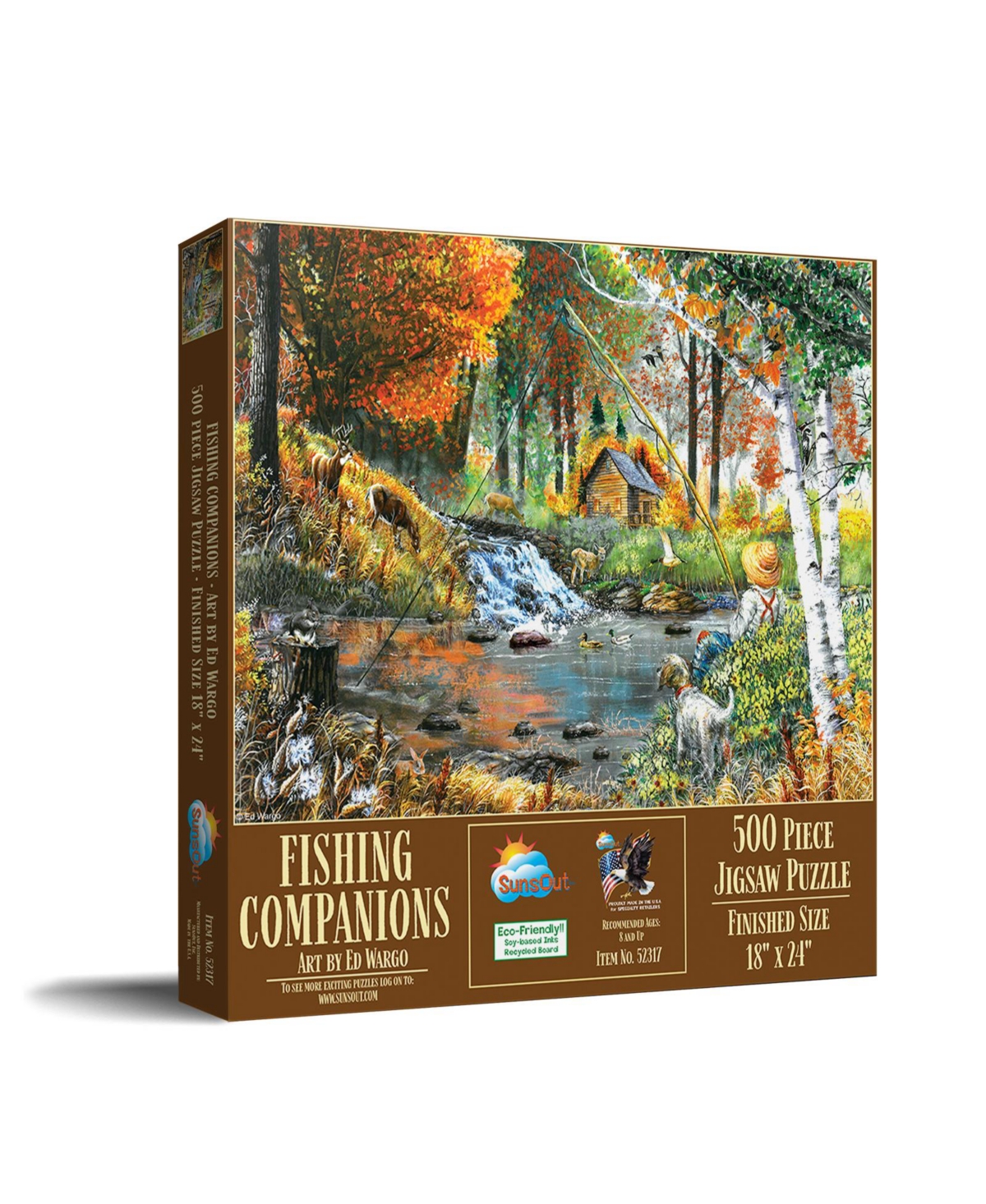 Click here for SunsOut Fishing Companions 500 piece Jigsaw Puzzle... prices