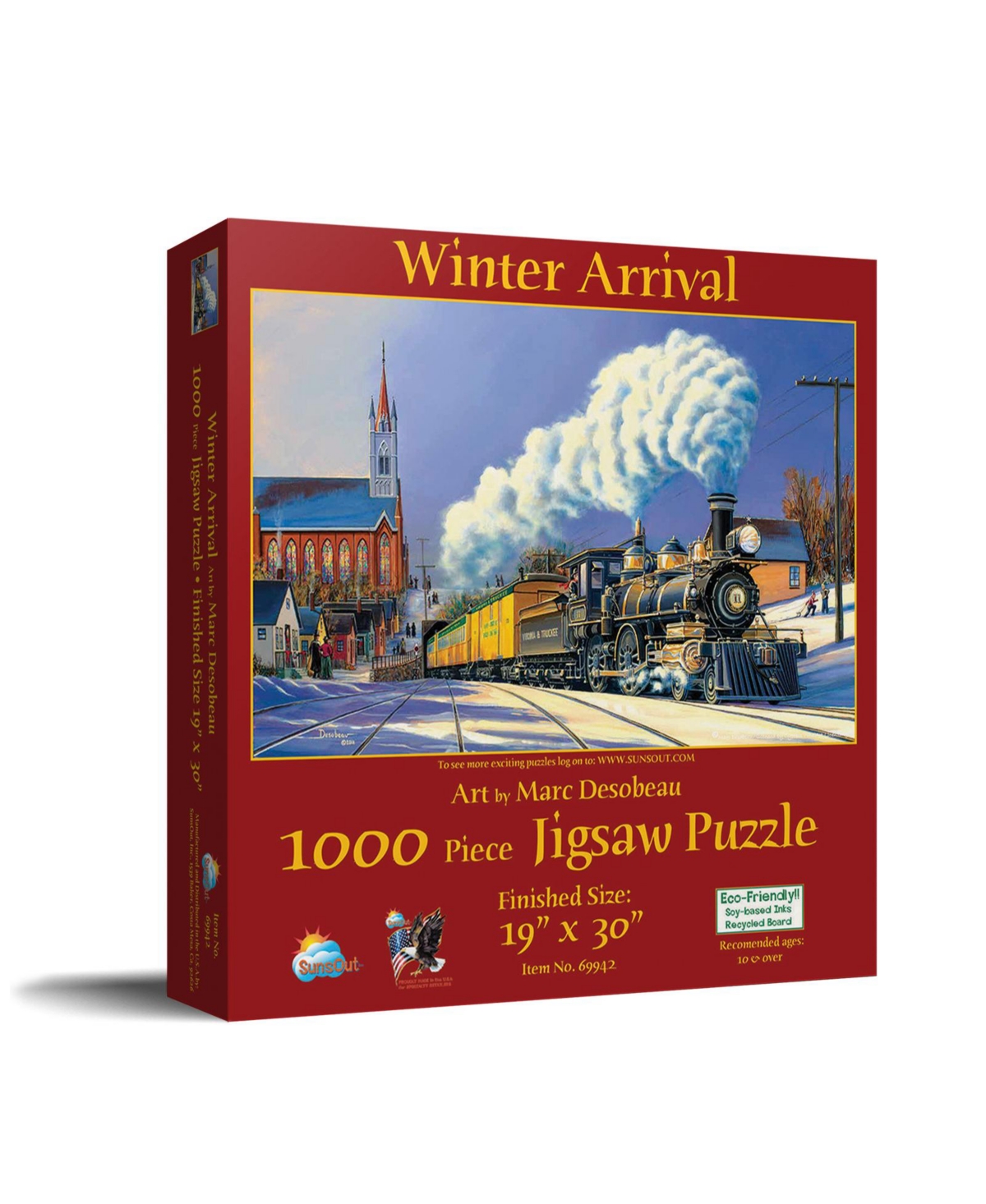 Click here for SunsOut Winter Arrival 1000 piece Jigsaw Puzzle fo... prices
