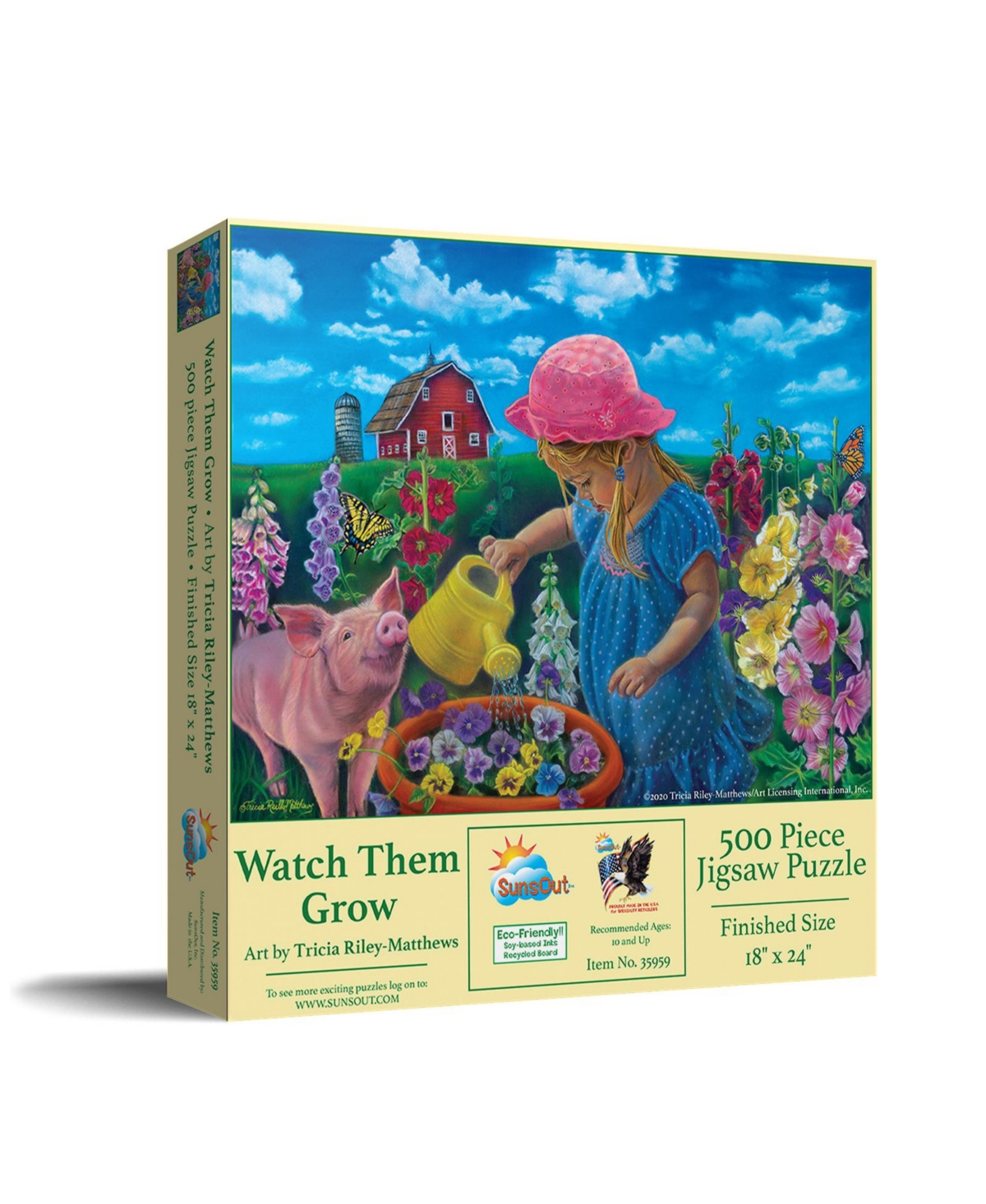 Click here for SunsOut Watch Them Grow 500 piece Jigsaw Puzzle fo... prices