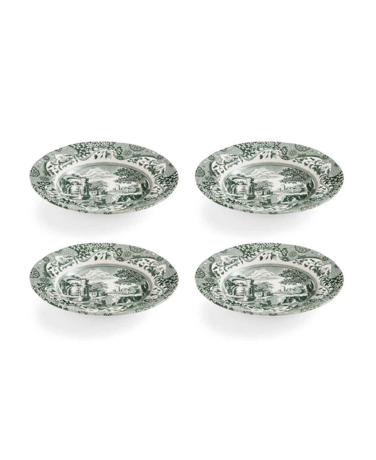 Click here for Spode Heritage Green Italian Soup Plates  Set of 4... prices