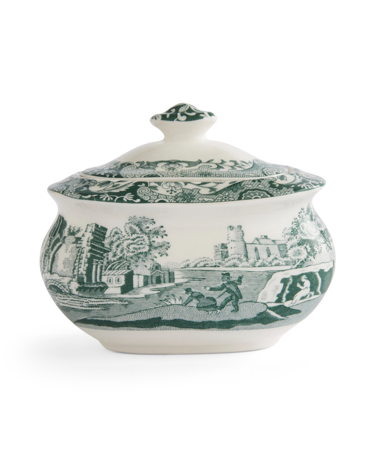 Click here for Spode Heritage Green Italian Covered Sugar Bowl -... prices