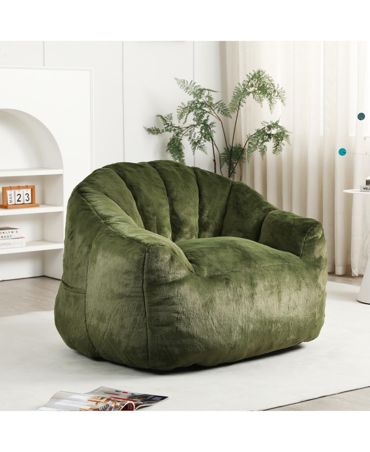 Click here for Streamdale Furniture Bean Bag Sofa Chair with Armr... prices