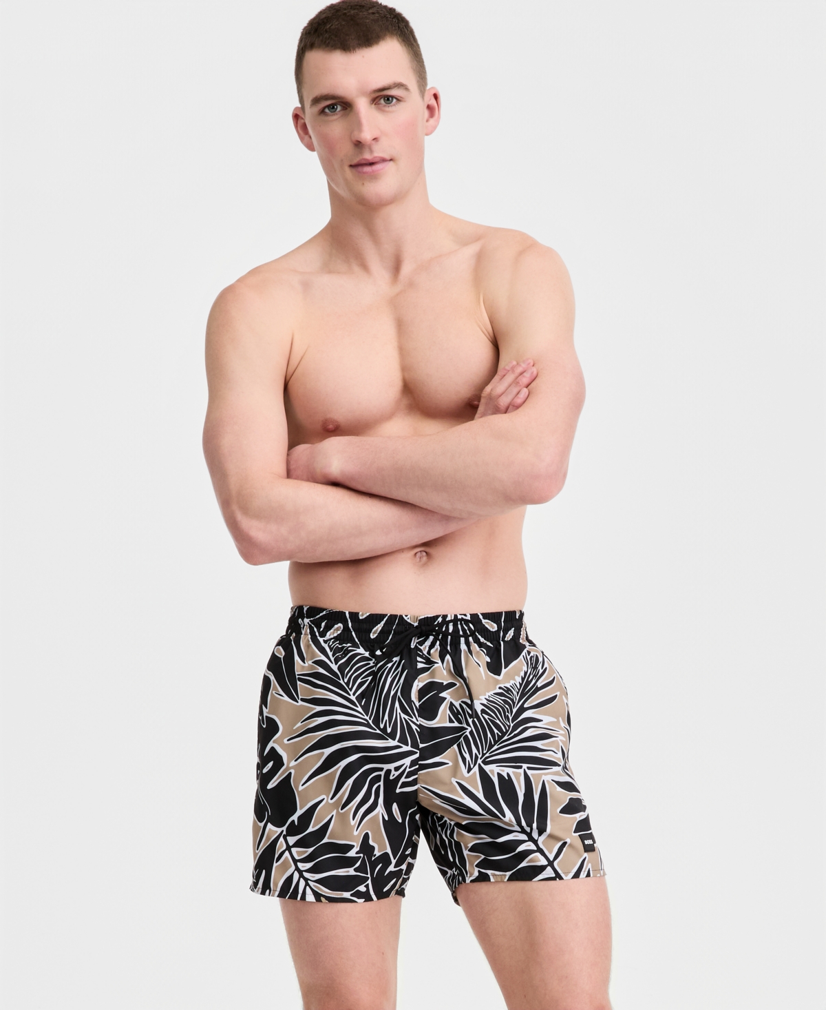 Click here for Boss by Hugo Boss Mens 5 Tropical Print Swim Trunk... prices