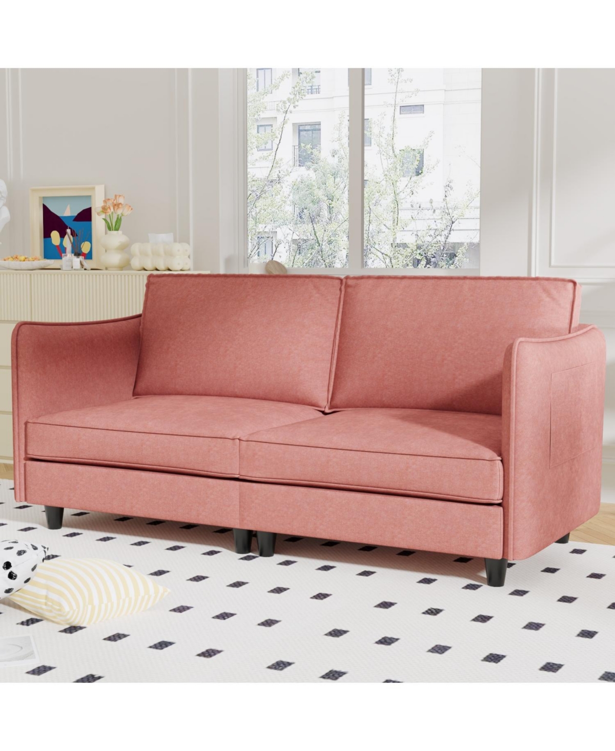 Click here for Streamdale Furniture 74 Loveseat Sofa - Mid Centur... prices
