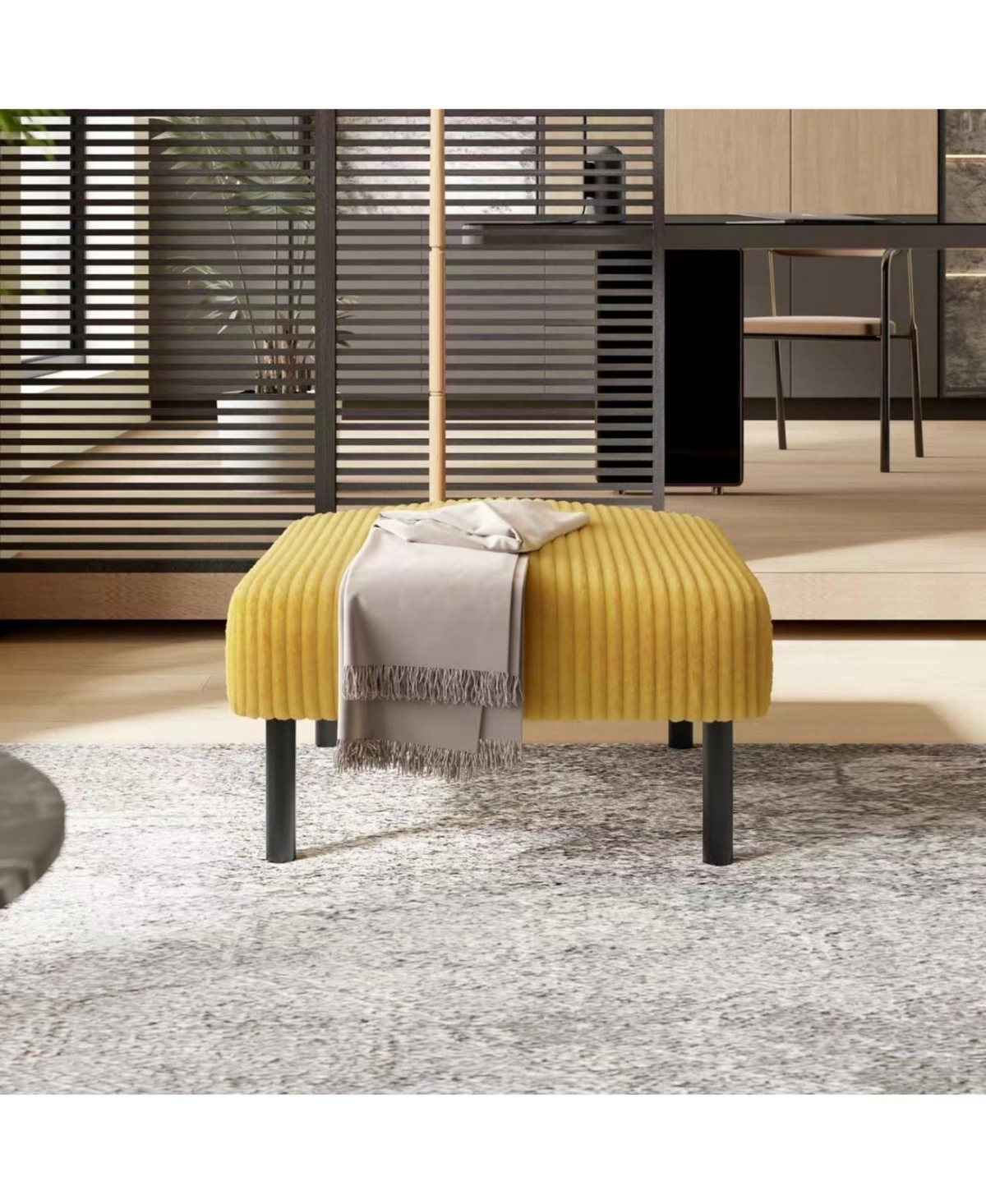 Click here for Streamdale Furniture Corduroy Ottoman Footstool wi... prices