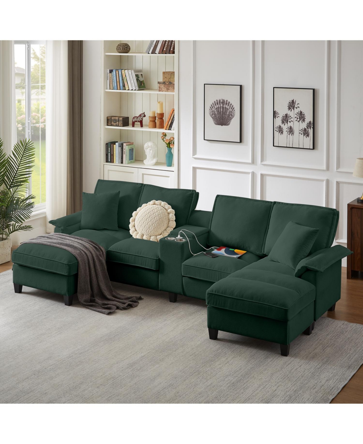 Click here for Streamdale Furniture 120" Corduroy Sectional... prices