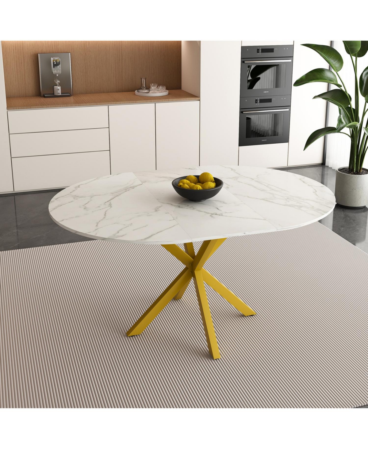 Click here for Streamdale Furniture Round Extendable Dining Table... prices