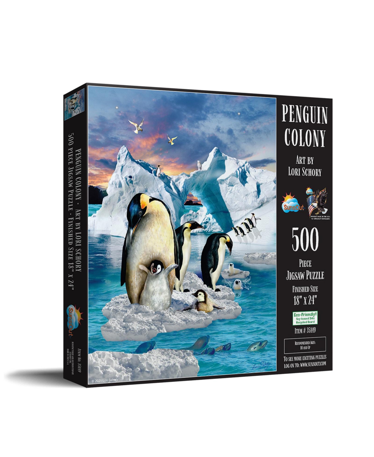 Click here for SunsOut Penguin Colony 500 piece Jigsaw Puzzle for... prices