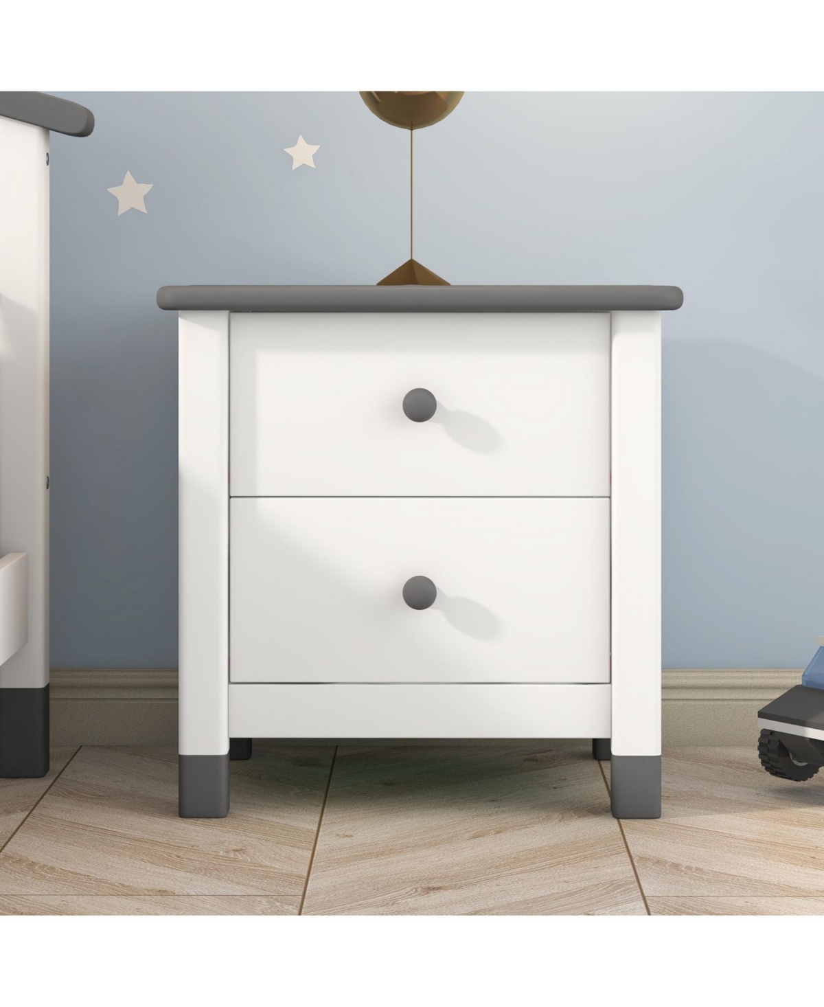 Click here for Streamdale Wooden Nightstand with Two Drawers for... prices