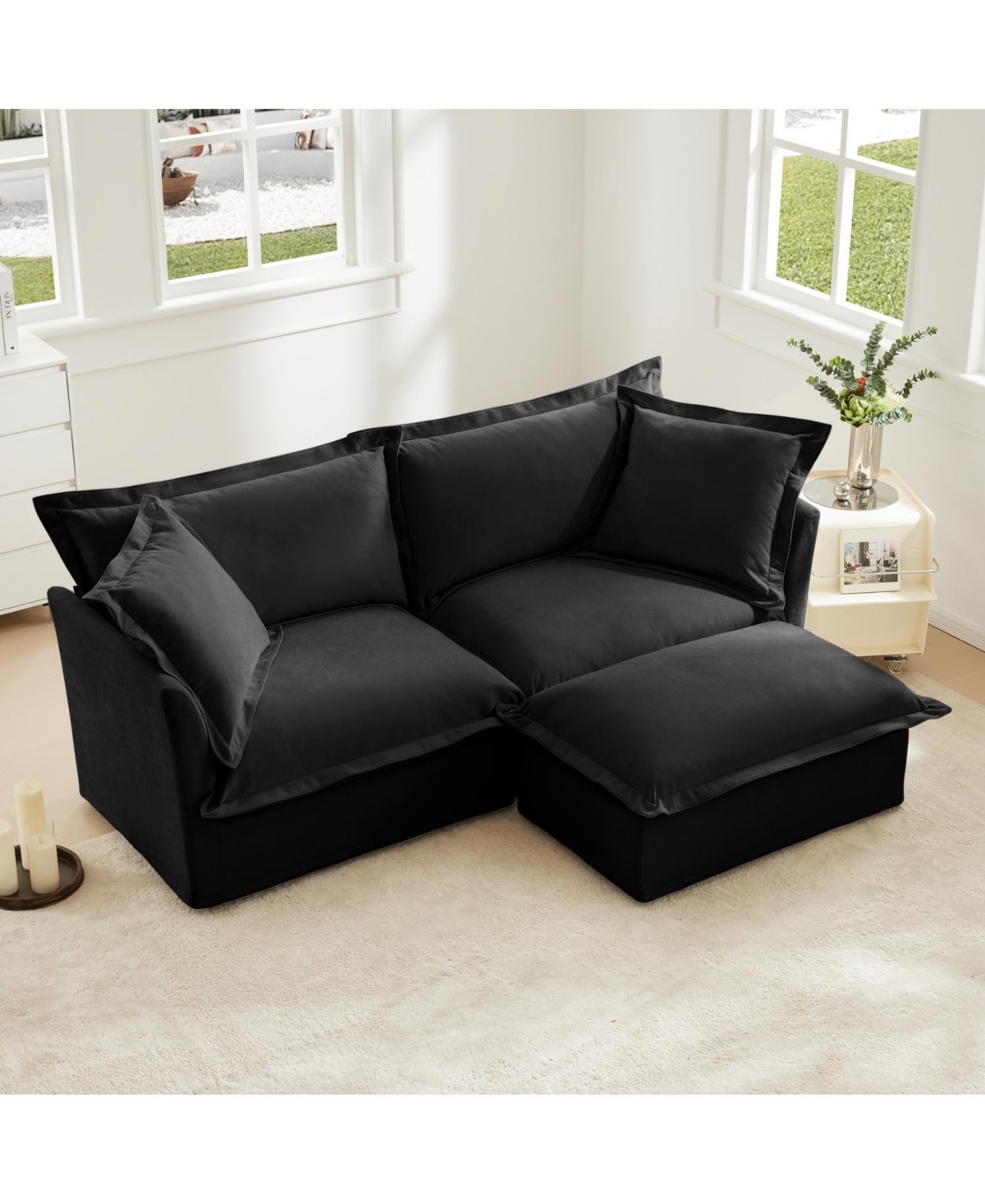 Click here for Streamdale Furniture Slipcovered Sectional Sofa wi... prices