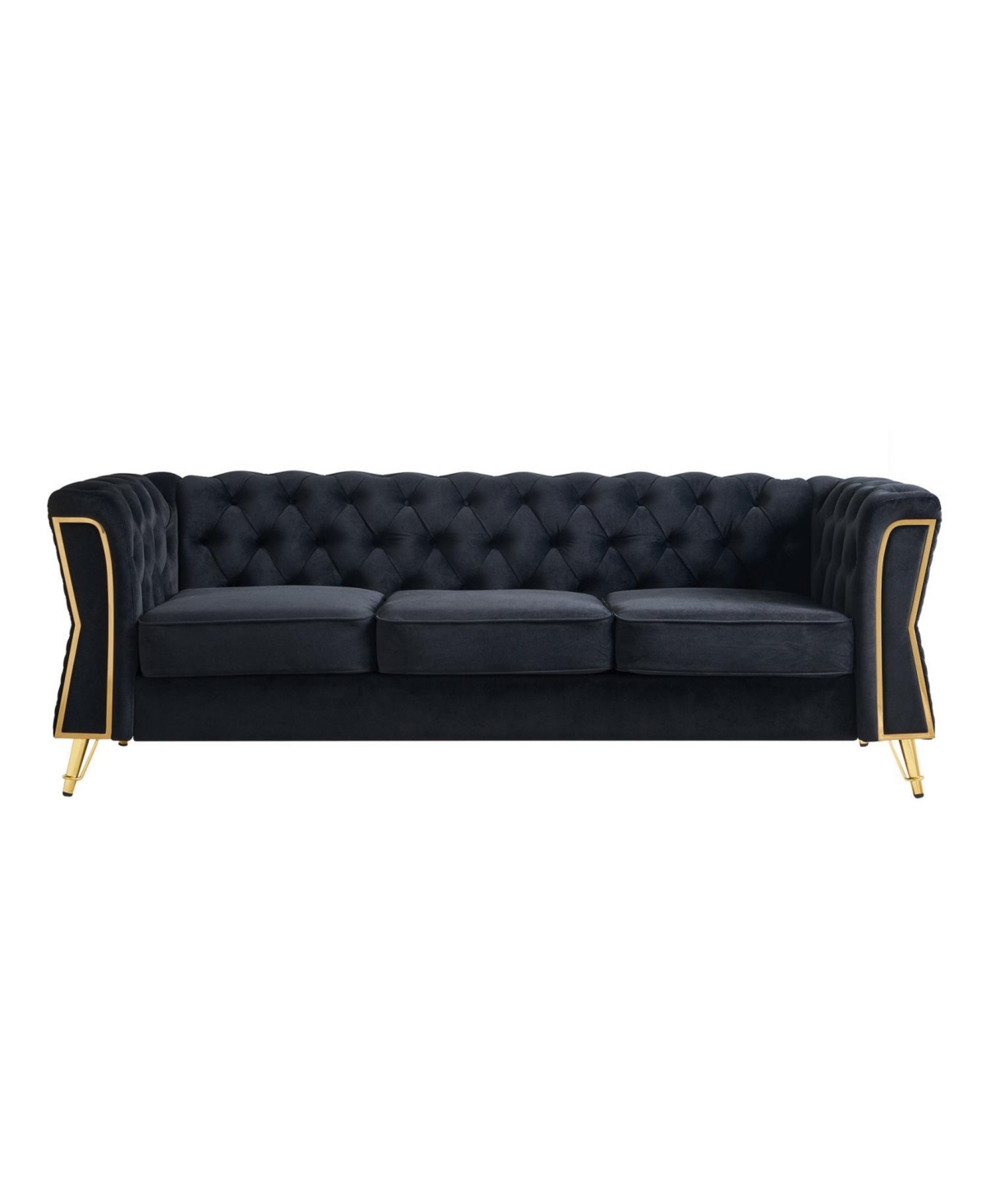 Click here for Streamdale Furniture Modern Tufted Velvet Sofa 87.... prices
