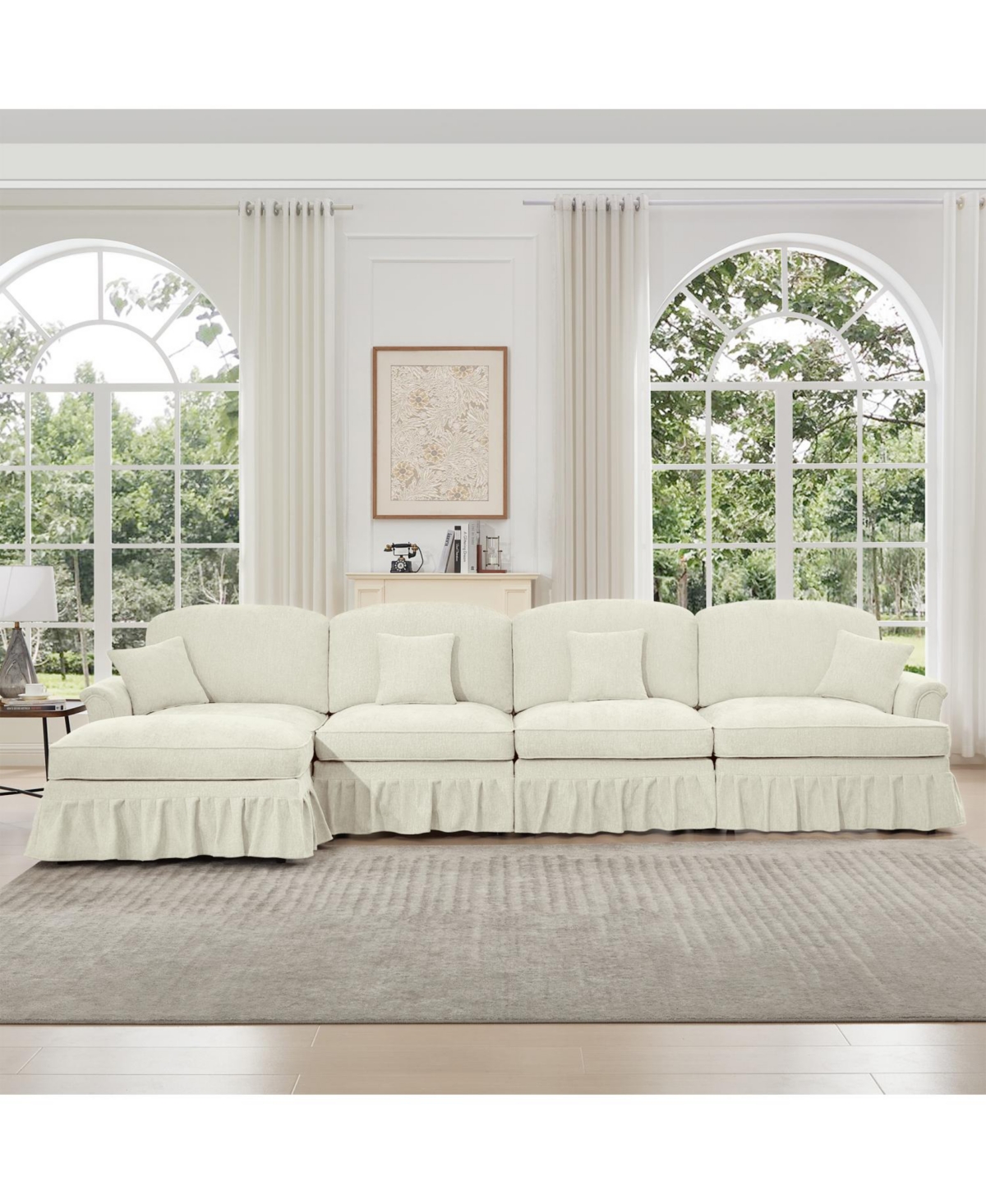 Click here for Streamdale Furniture Chenille Sectional Sofa with... prices