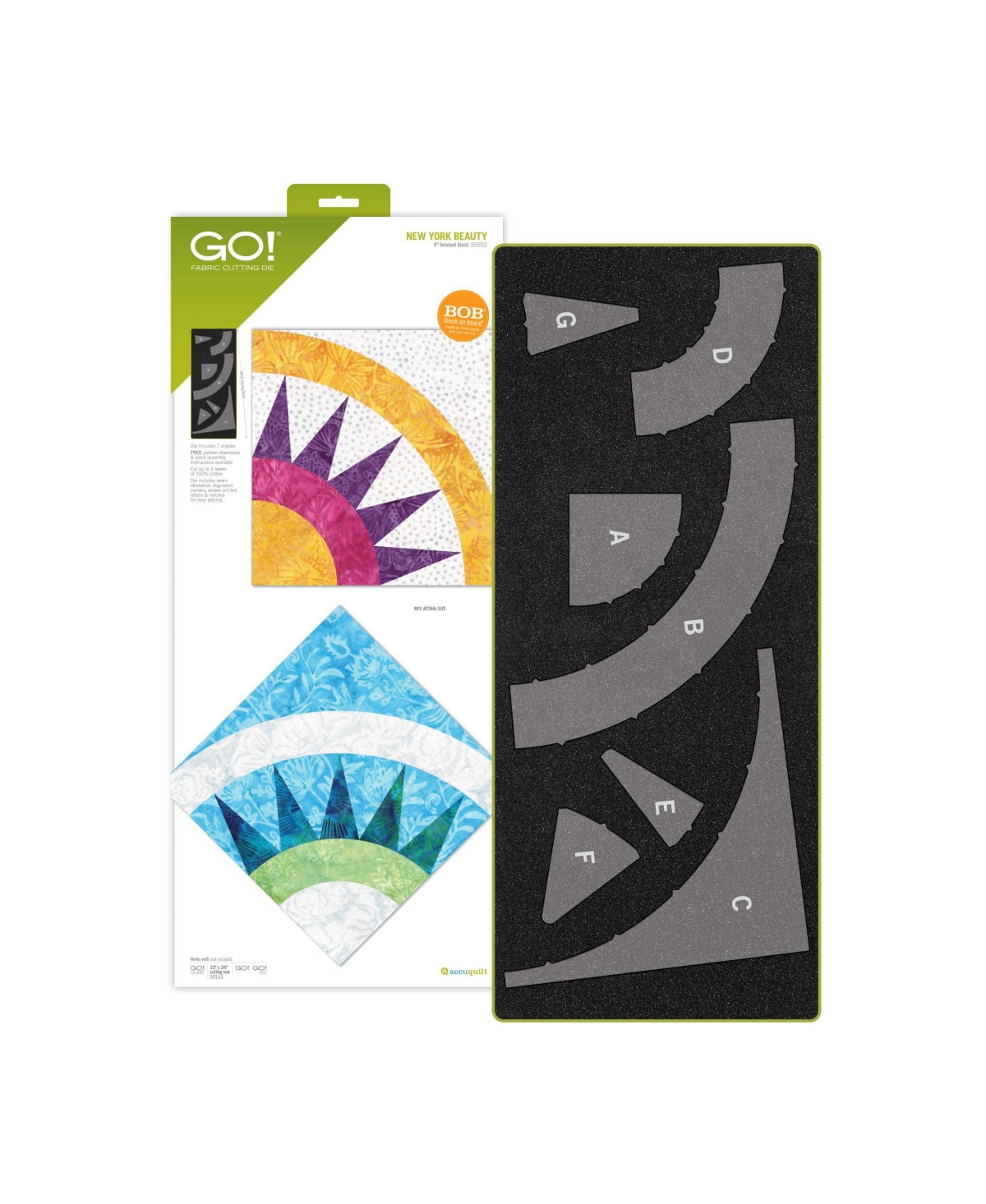 Click here for Accuquilt Go! New York Beauty-9" Finished Die... prices