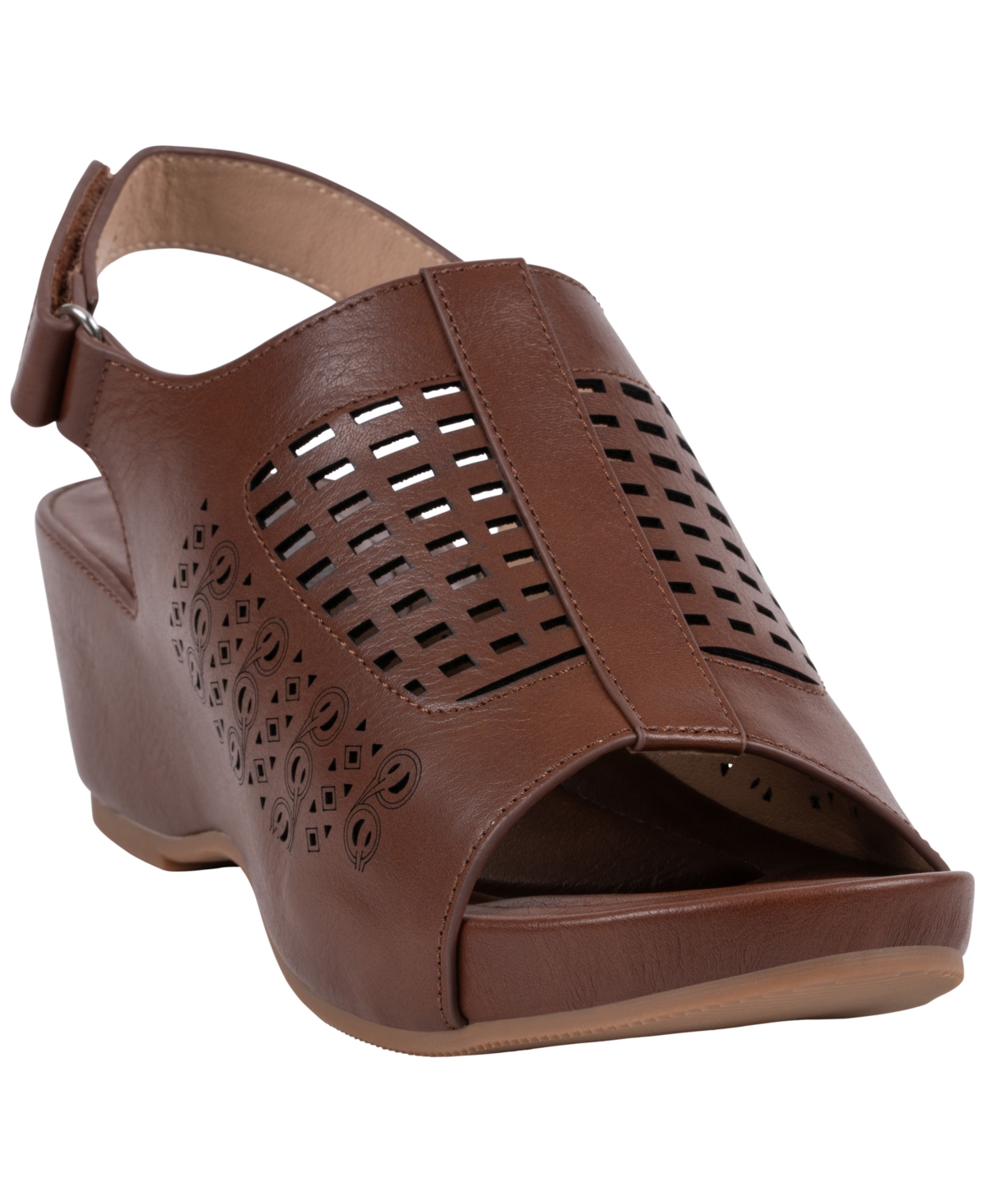 Click here for Gc Shoes Womens Ankle Strap Wedge Heel Sandals - B... prices