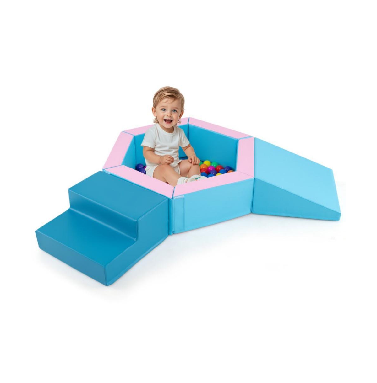 Click here for Hongge 3 Piece Baby Foam Climbing Set with 100 Oce... prices