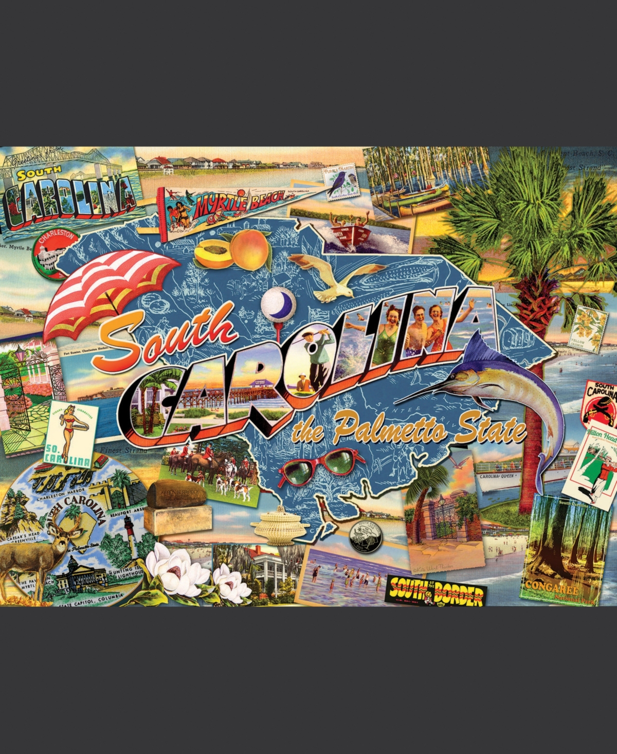 Click here for SunsOut South Carolina 1000 piece Jigsaw Puzzle fo... prices