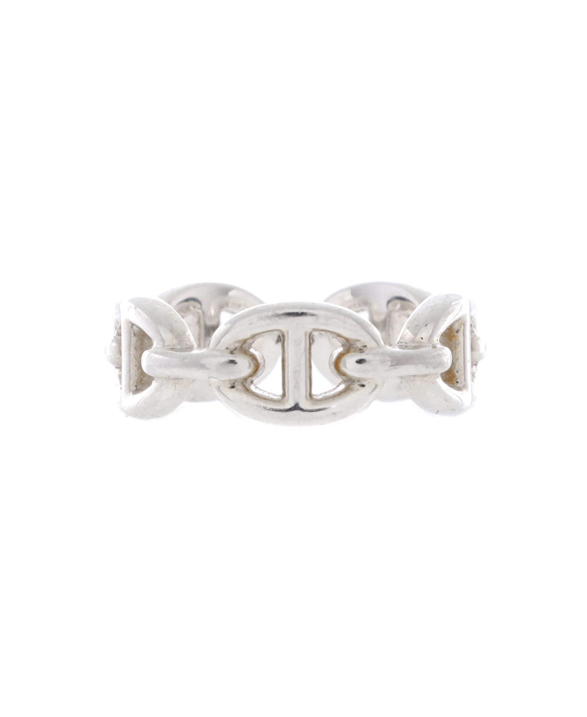 Click here for Pre-Owned HERMES Chaine dAncre Enchainee Ring - St... prices