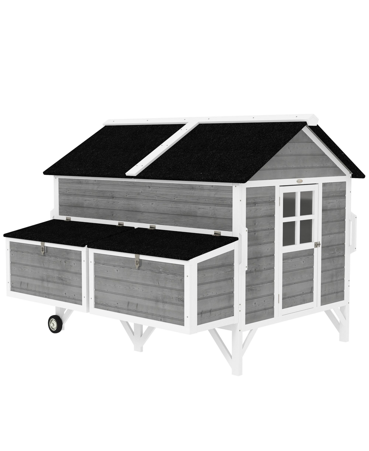 Click here for PawHut 59" Chicken Coop  Chicken Tractor with... prices