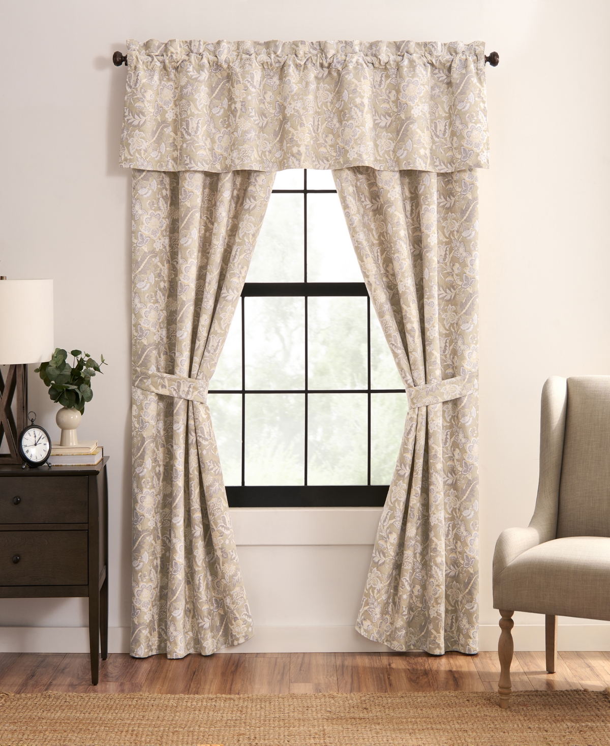 Click here for Rose Tree Hannah Floral Tailored Window Valance  8... prices