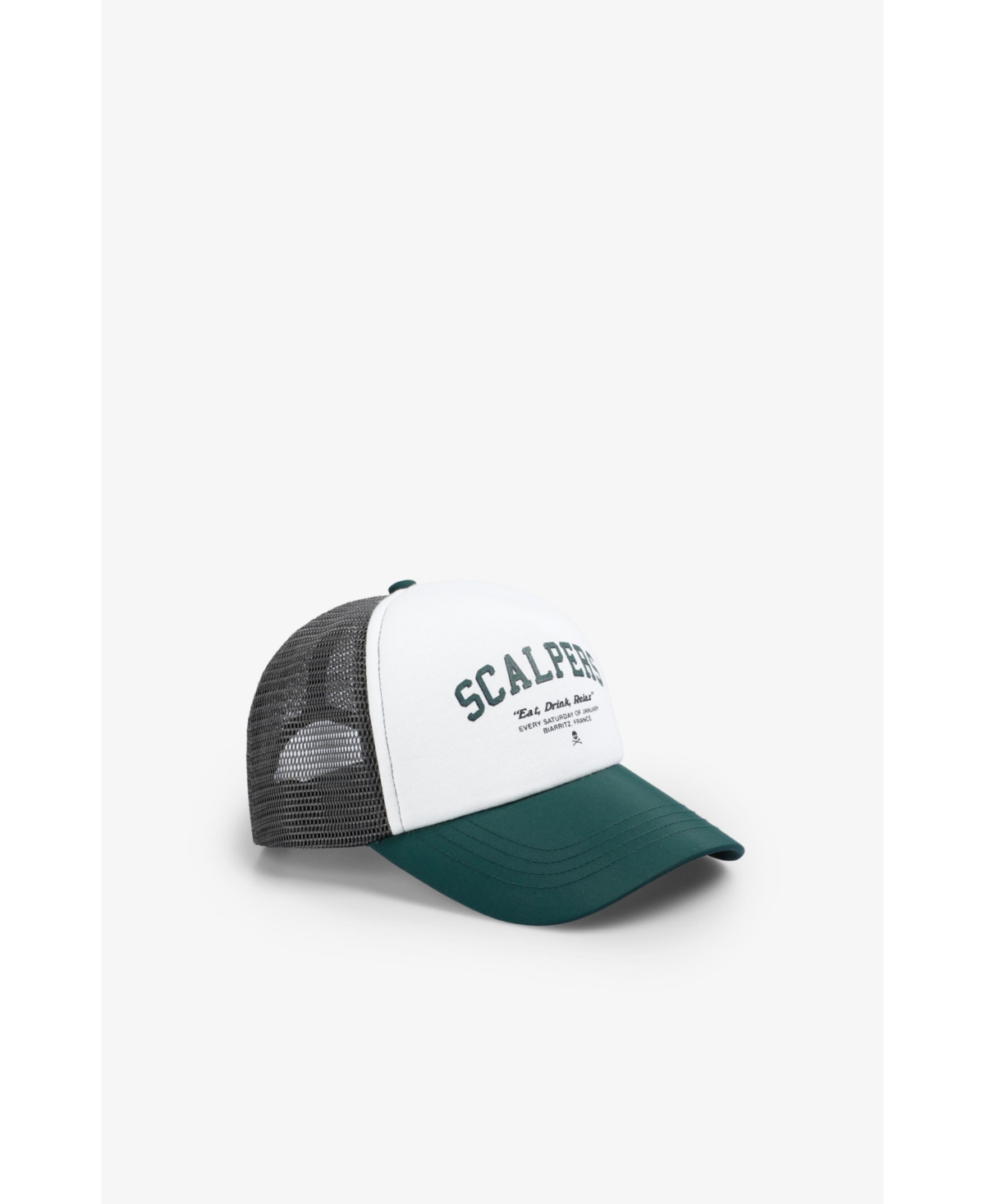 Click here for Scalpers P MenS Drink Trucker Cap - Green prices