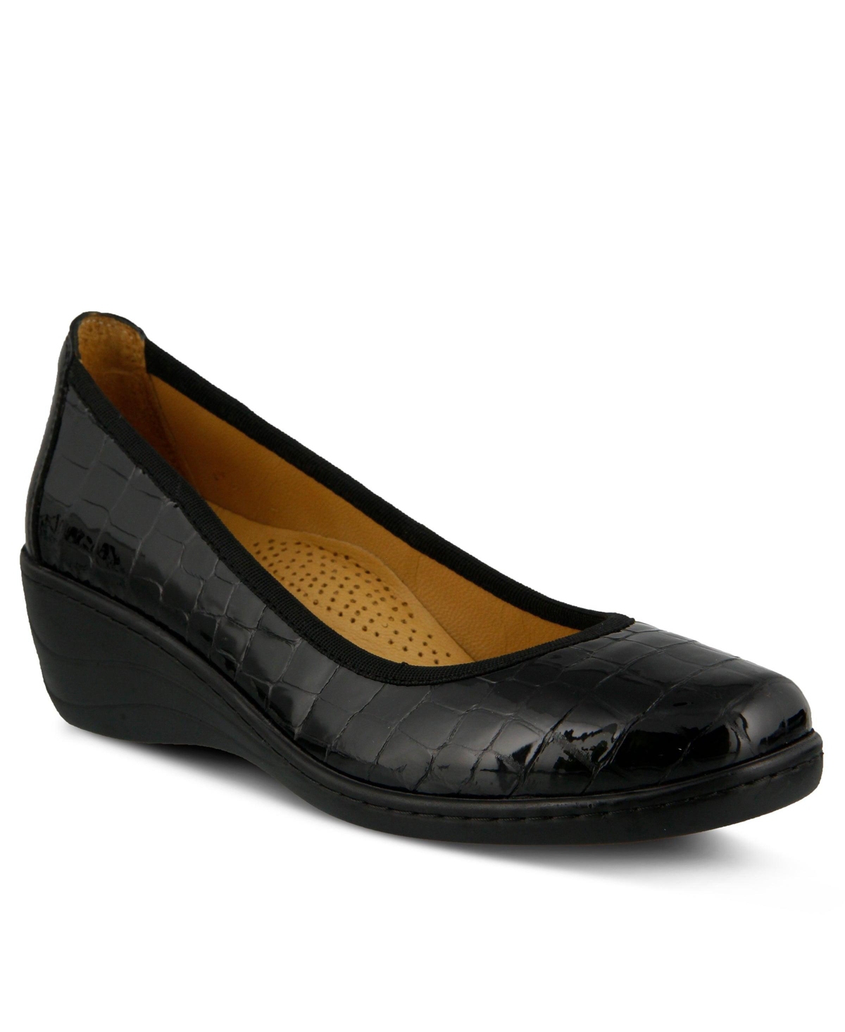 Click here for Spring Step Kartii Womens Croco Embossed Patent Le... prices