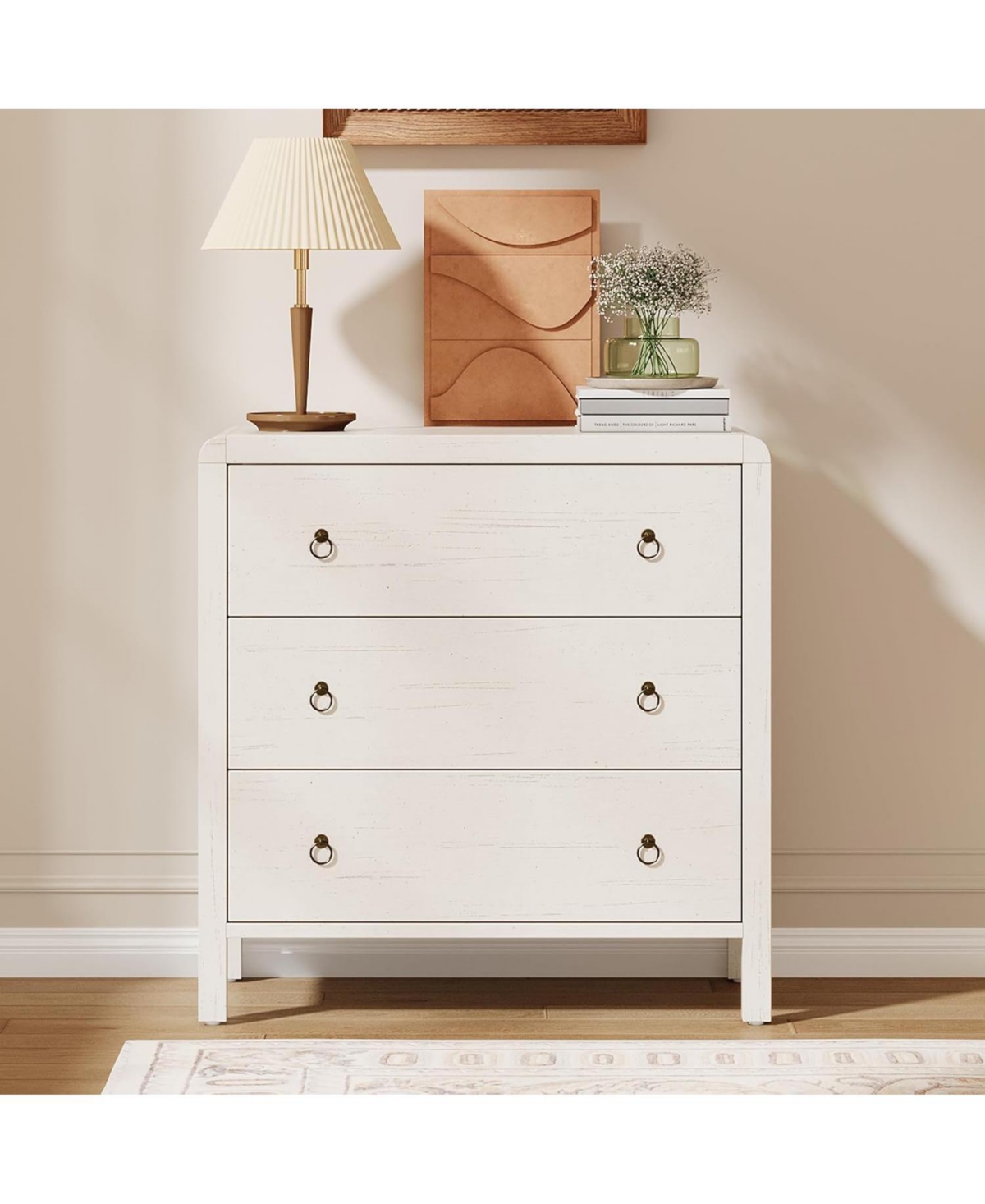 Click here for gaomon 3-Drawer Modern Bedroom Dresser Chest Close... prices