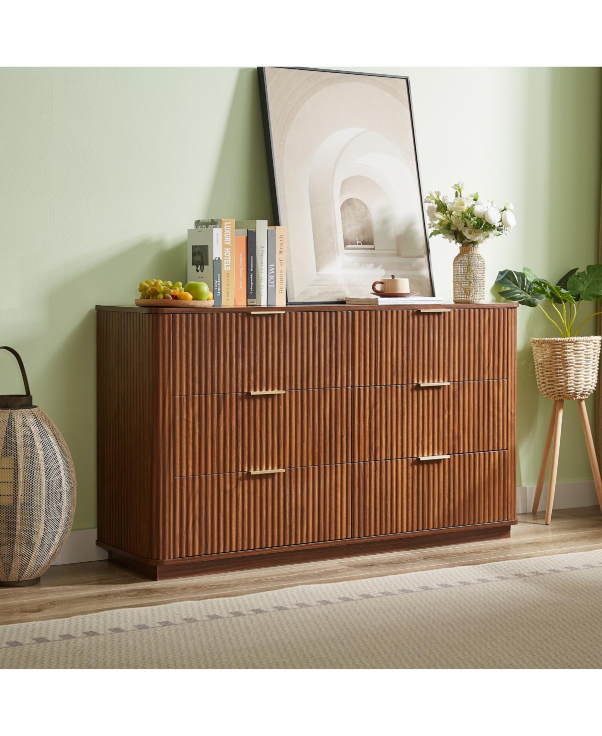 Click here for Streamdale Furniture Modern 6-Drawer Dresser  Wide... prices