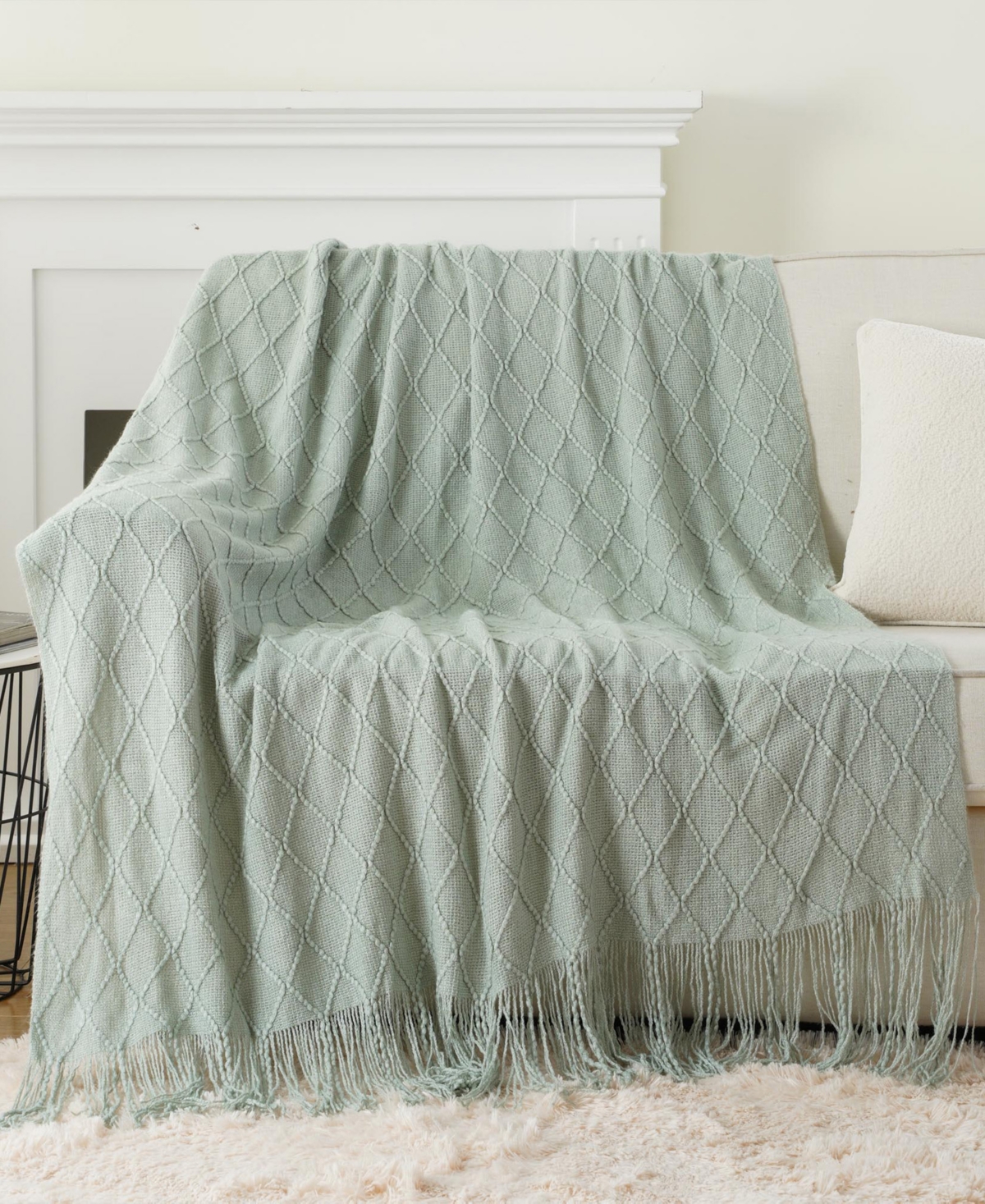 Click here for Battilo Texture Triple Zig-Zag Lightweight Throw... prices